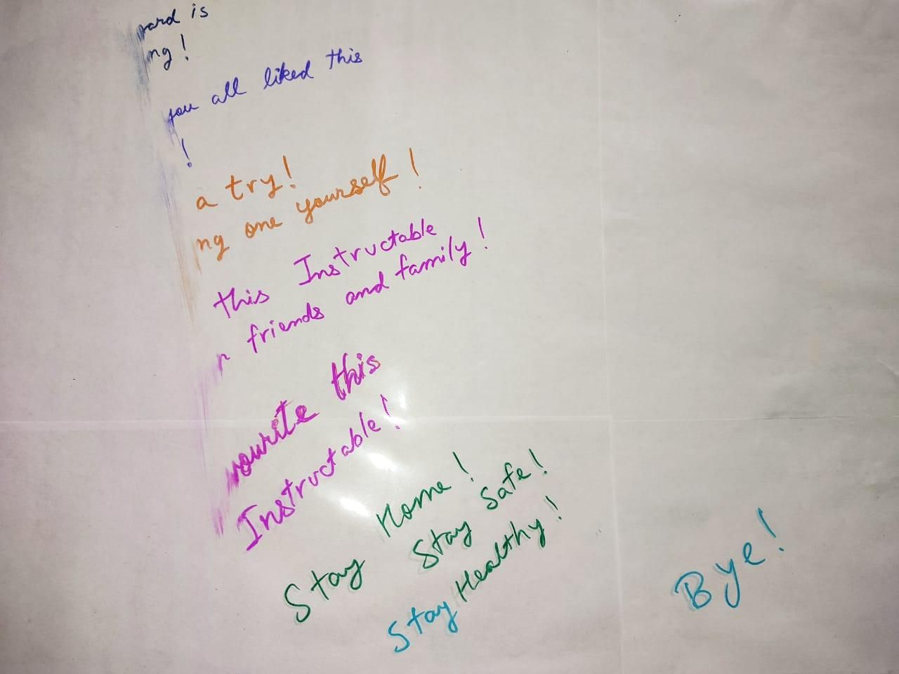 Homemade Whiteboard/Dry-Erase Board From Scratch! for Doodling and ...