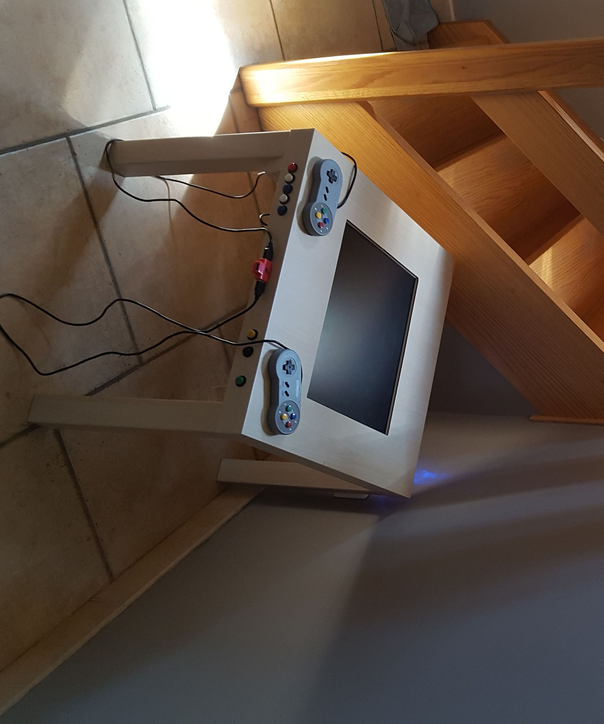 Cheap Retro Gaming Arcade Table With Integrated Display : 7 Steps (with ...