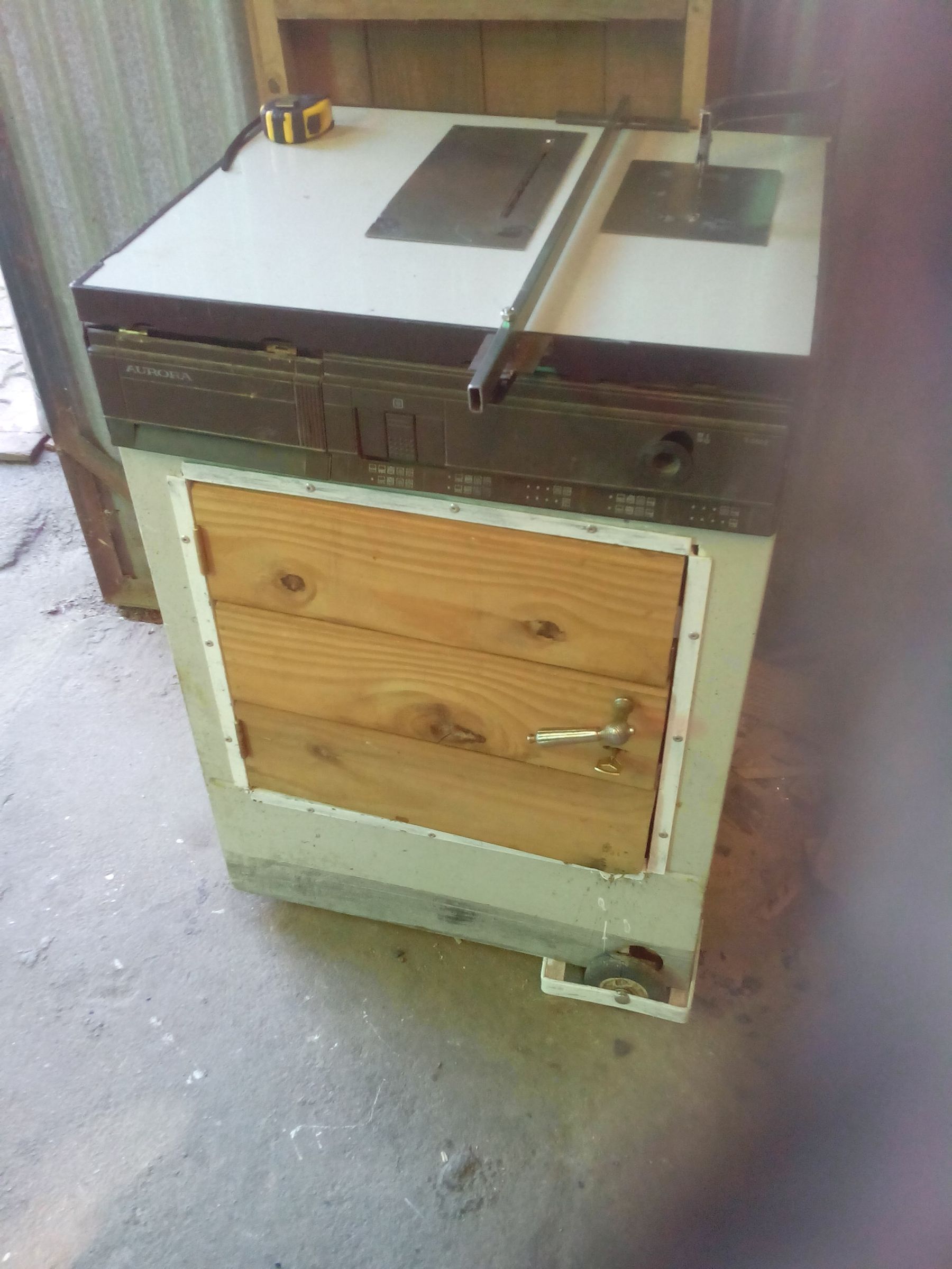 Convert Washing Machine Chassis in Jig Saw and Hand Saw Table : 8 Steps ...