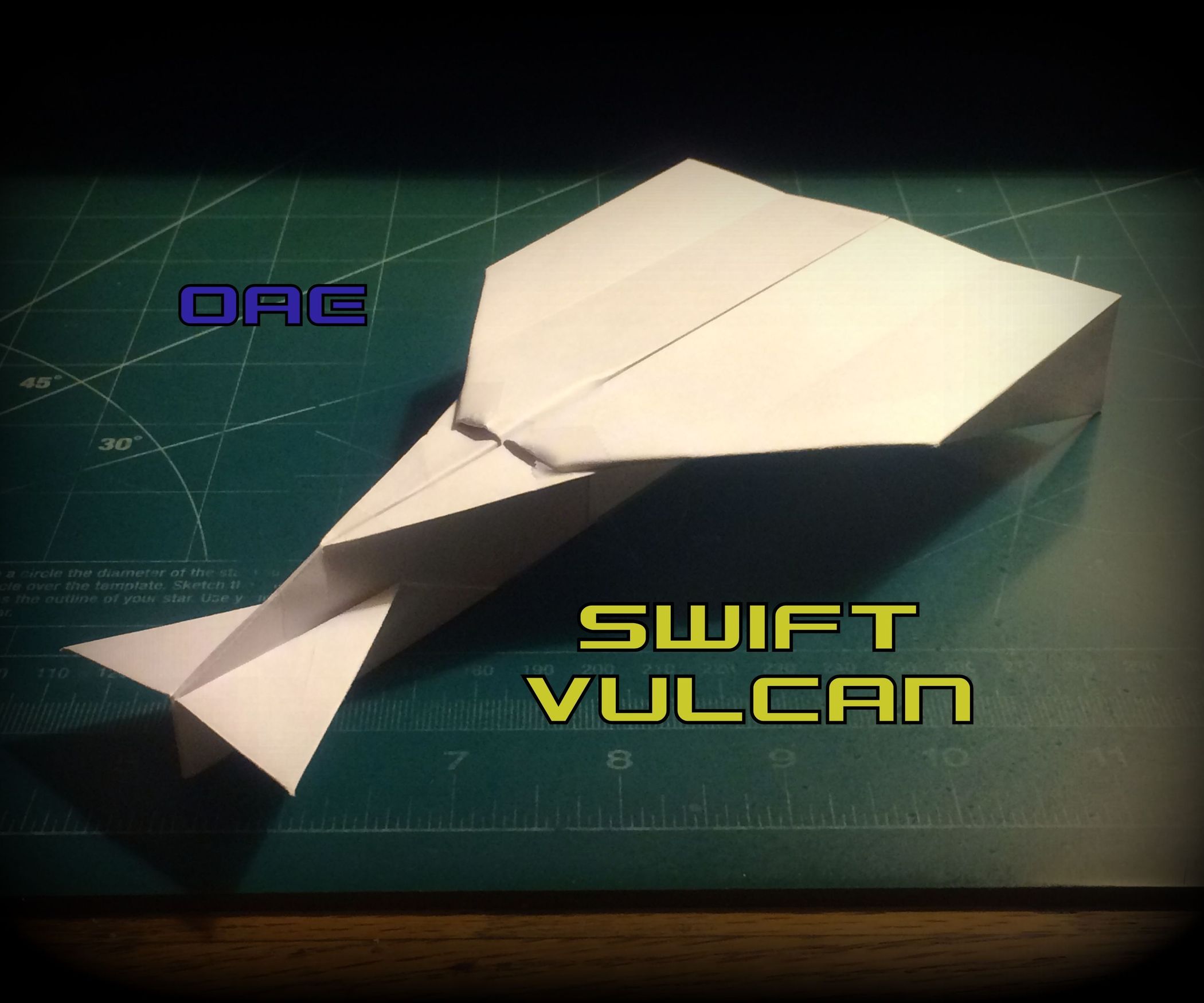 How to Make the Swift Vulcan Paper Airplane : 6 Steps - Instructables