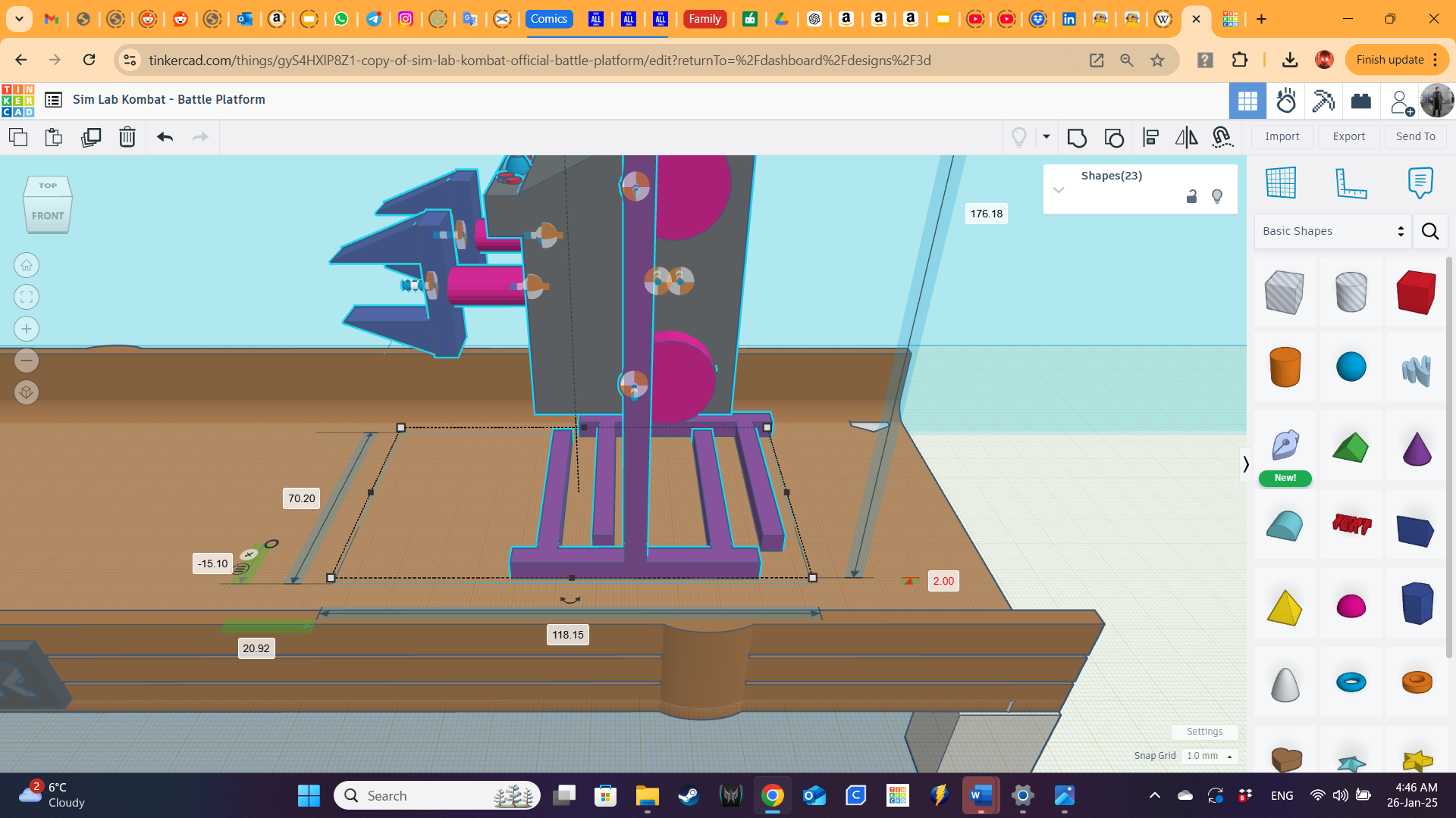 Tinkercad Robotics for School: SIMLAB KOMBAT! (virtual Walking Robots ...