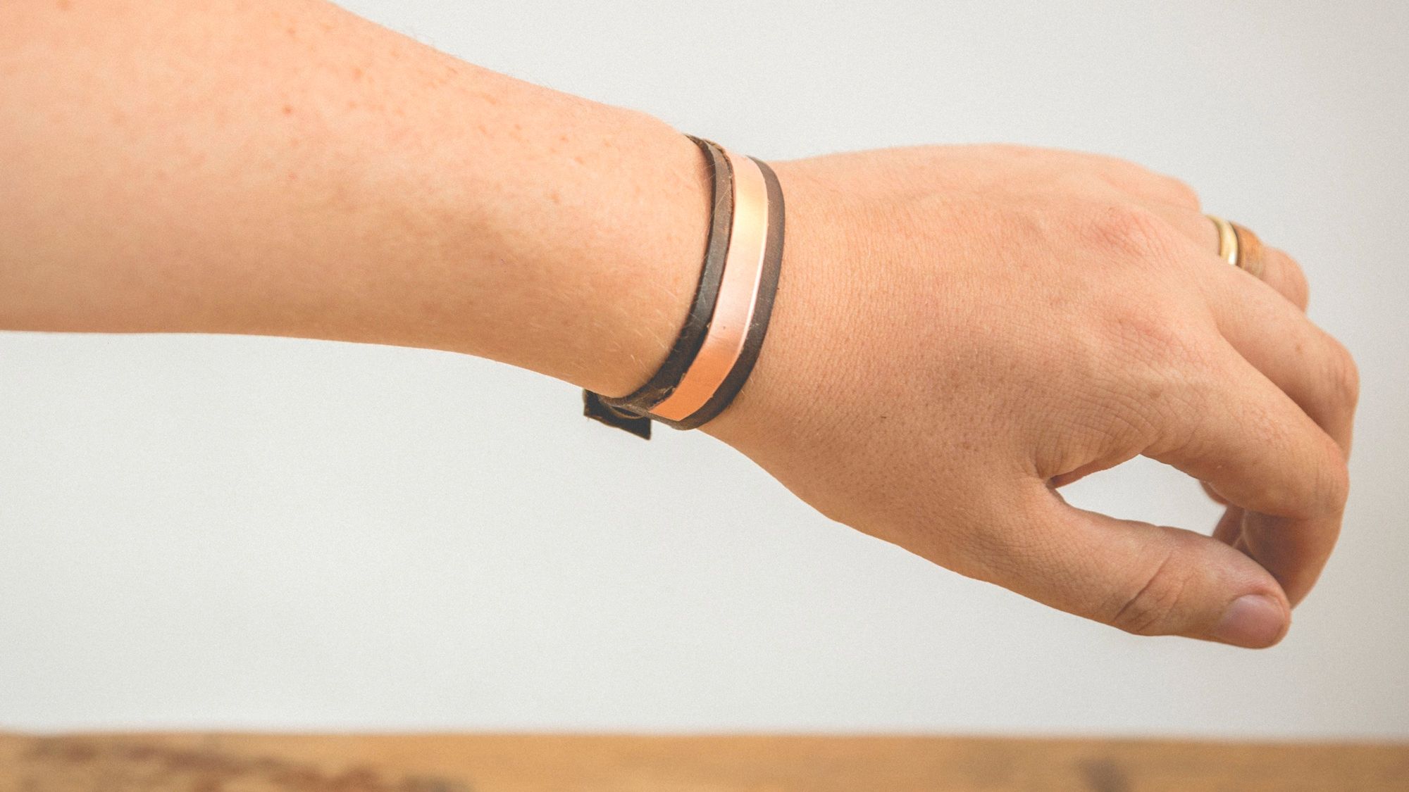 Leather & Copper Bracelet : 4 Steps (with Pictures) - Instructables