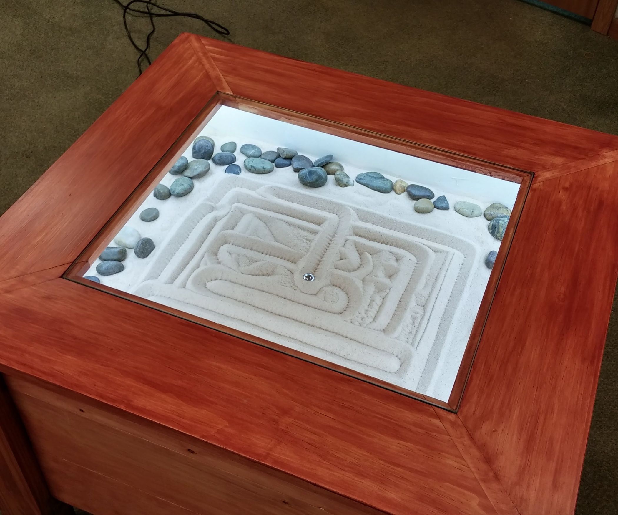 Zen Garden CNC End Table : 19 Steps (with Pictures) - Instructables