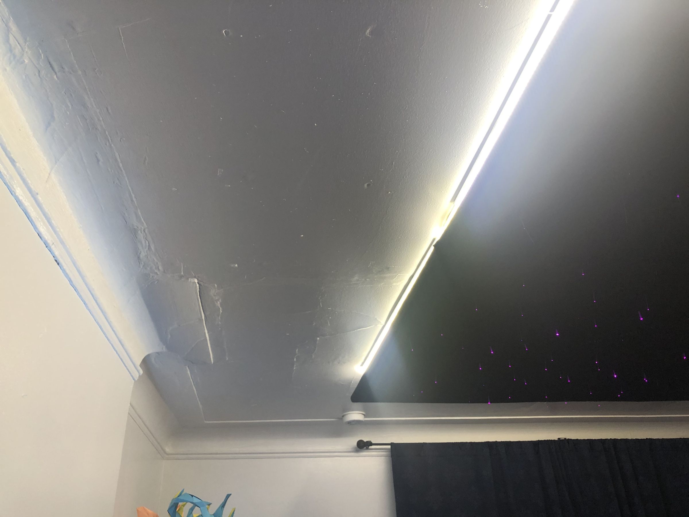 Fiber Optic Star Ceiling W/ Indirect Lighting : 7 Steps - Instructables