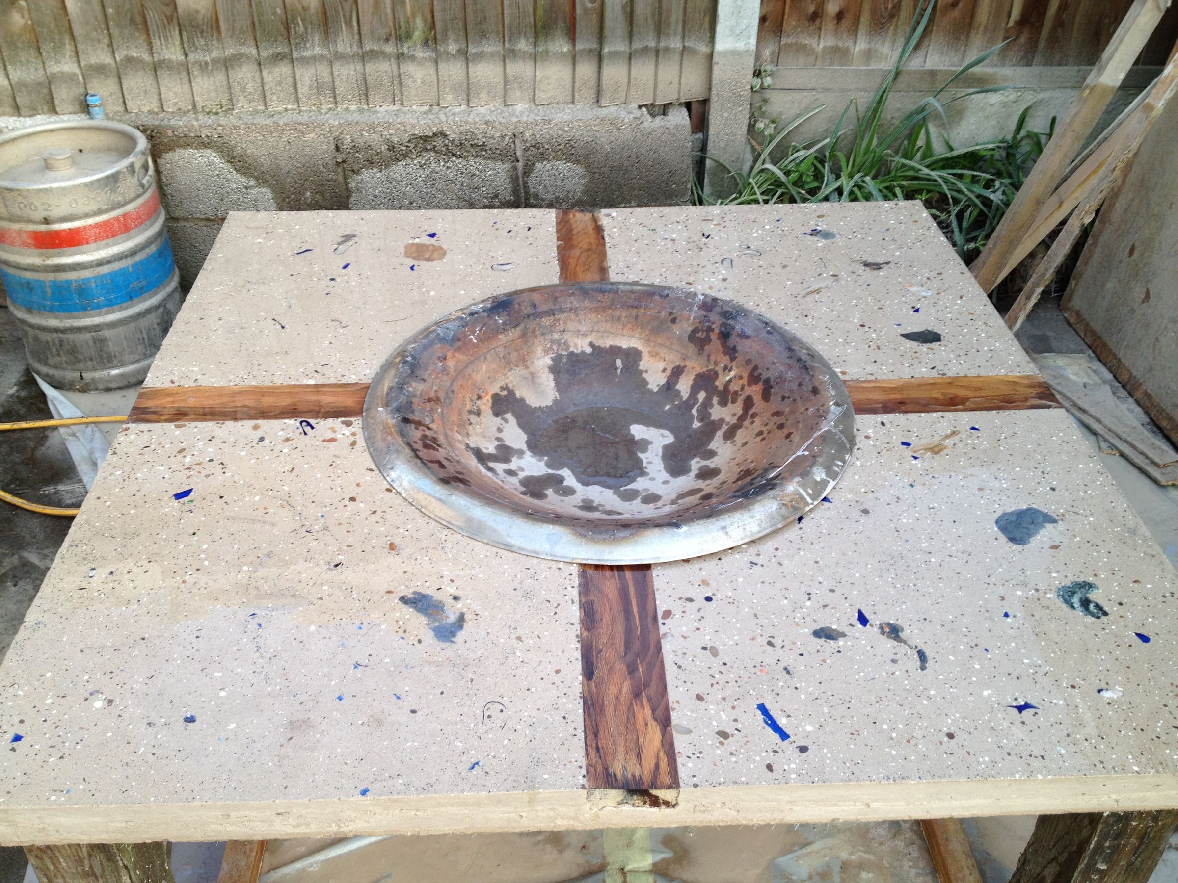 Polished Concrete Fire Pit Table : 7 Steps (with Pictures) - Instructables