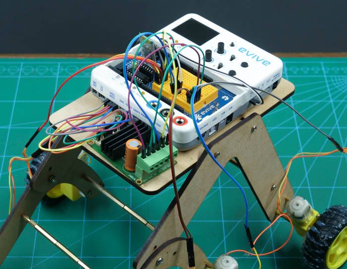 Mars Rover Smartphone Controlled Stair Climbing Robot