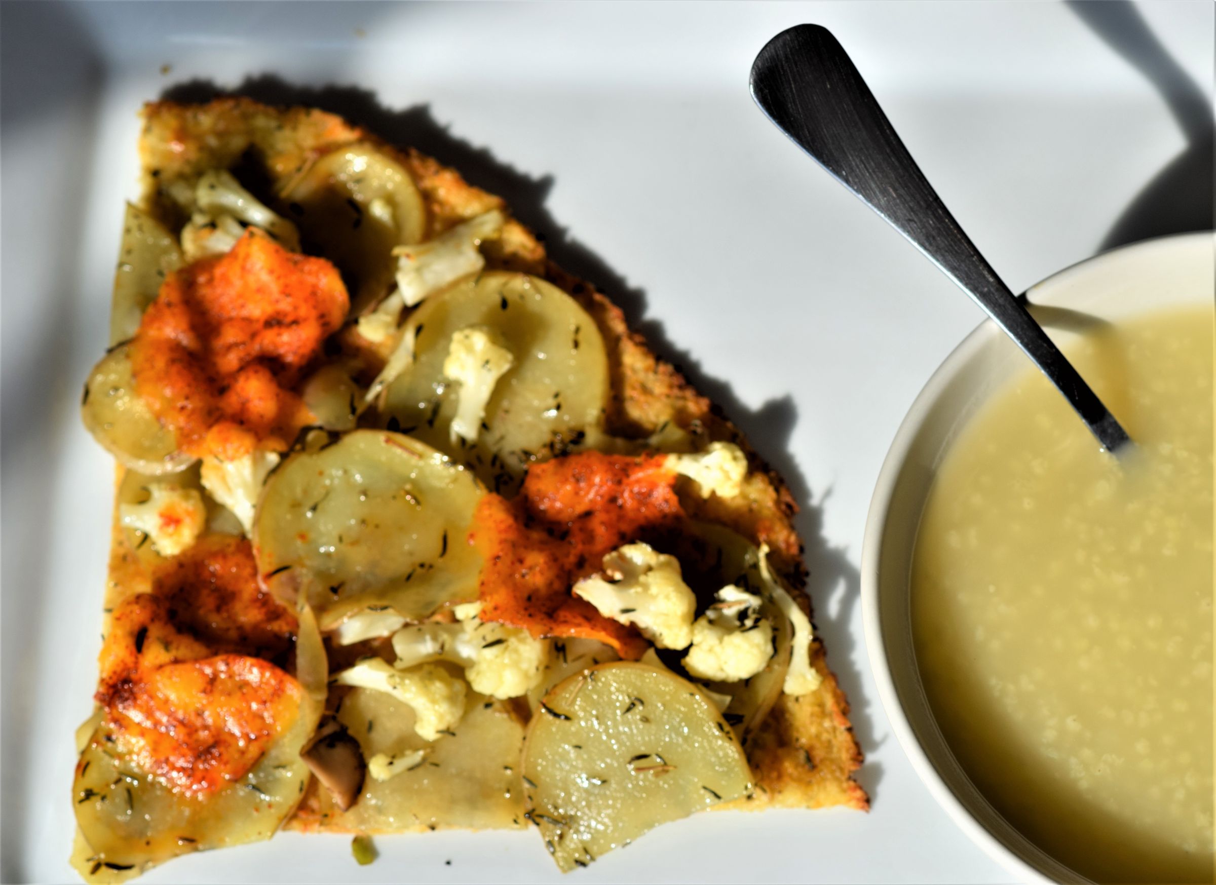 Meat Free Mock Pepperoni Pizza With Cauliflower Crust : 4 Steps (with ...