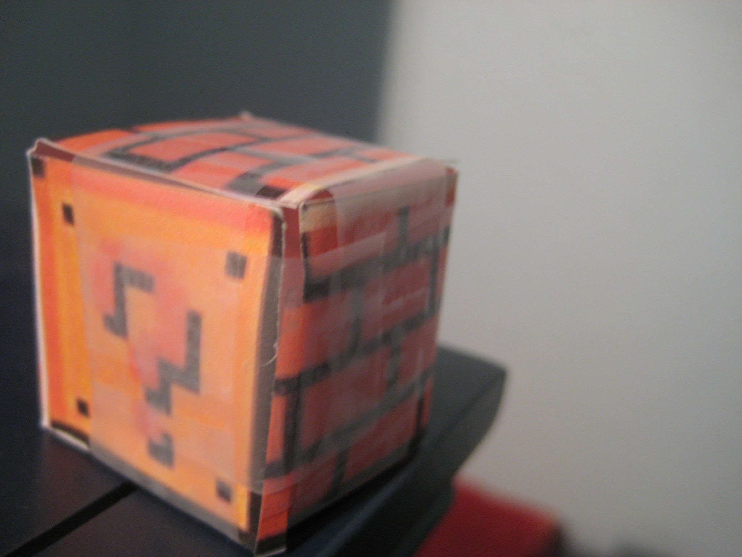 Super Mario Bros. Paper Question Mark Block : 4 Steps - Instructables