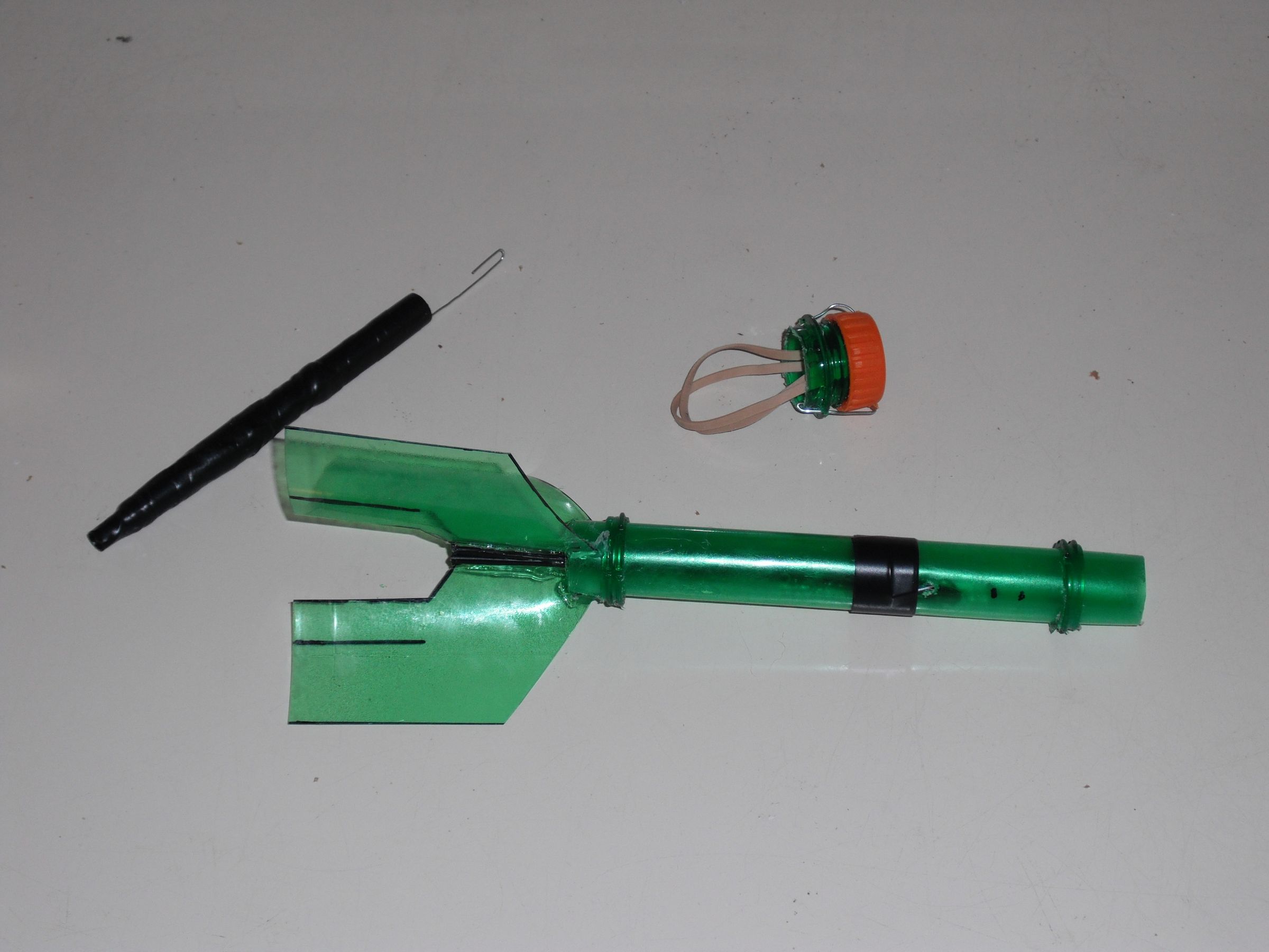 50 Foot+ Rubber Band Rocket - New & Improved! : 7 Steps (with Pictures ...