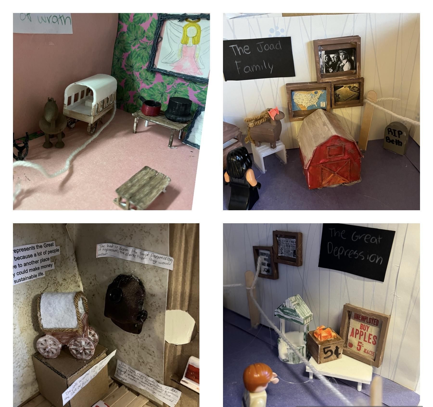 3D Printed Museum Diorama - the Great Depression (ELA) : 8 Steps (with ...