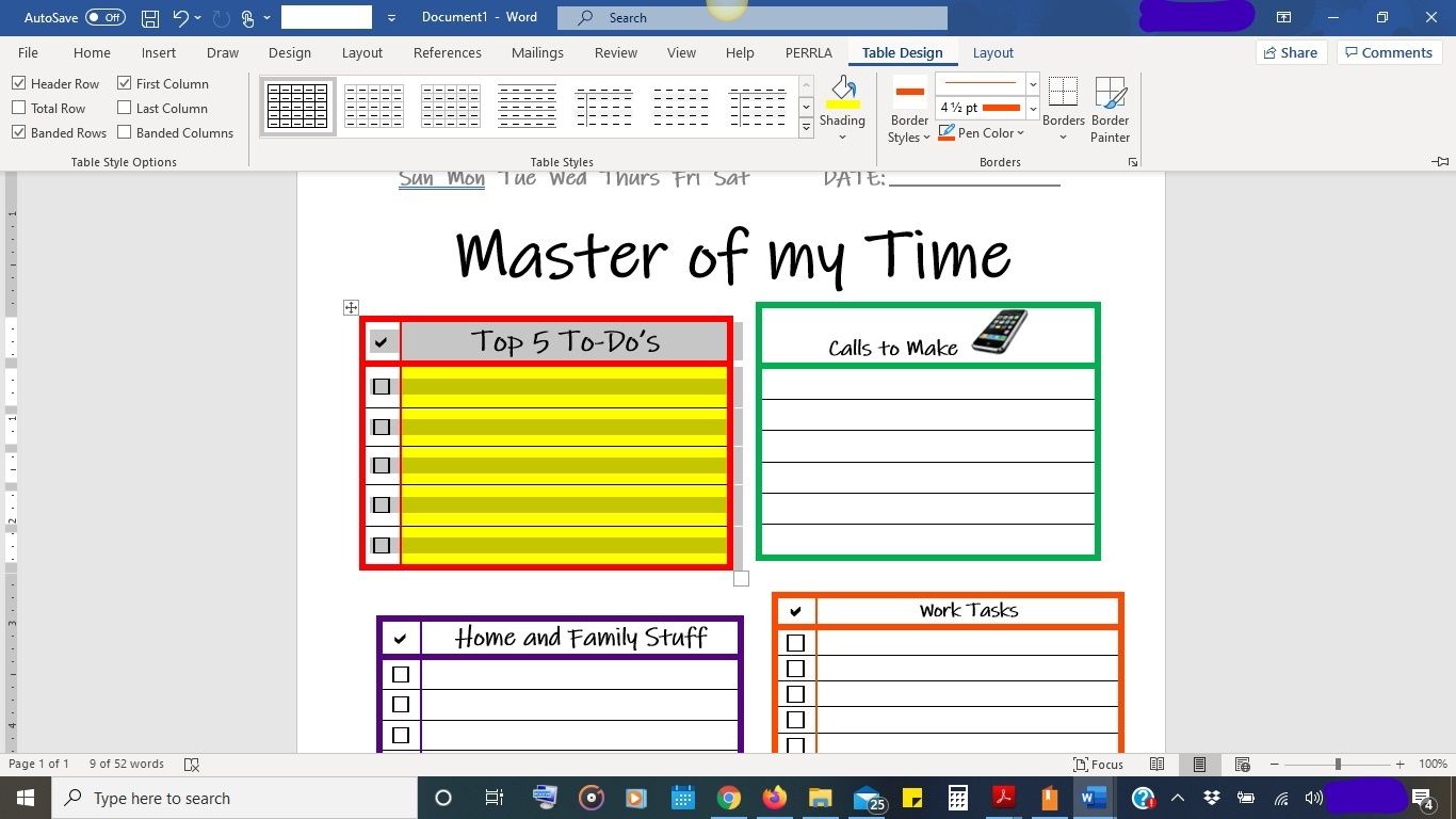Time Management - Planner Page (3 Ways) : 7 Steps (with Pictures ...