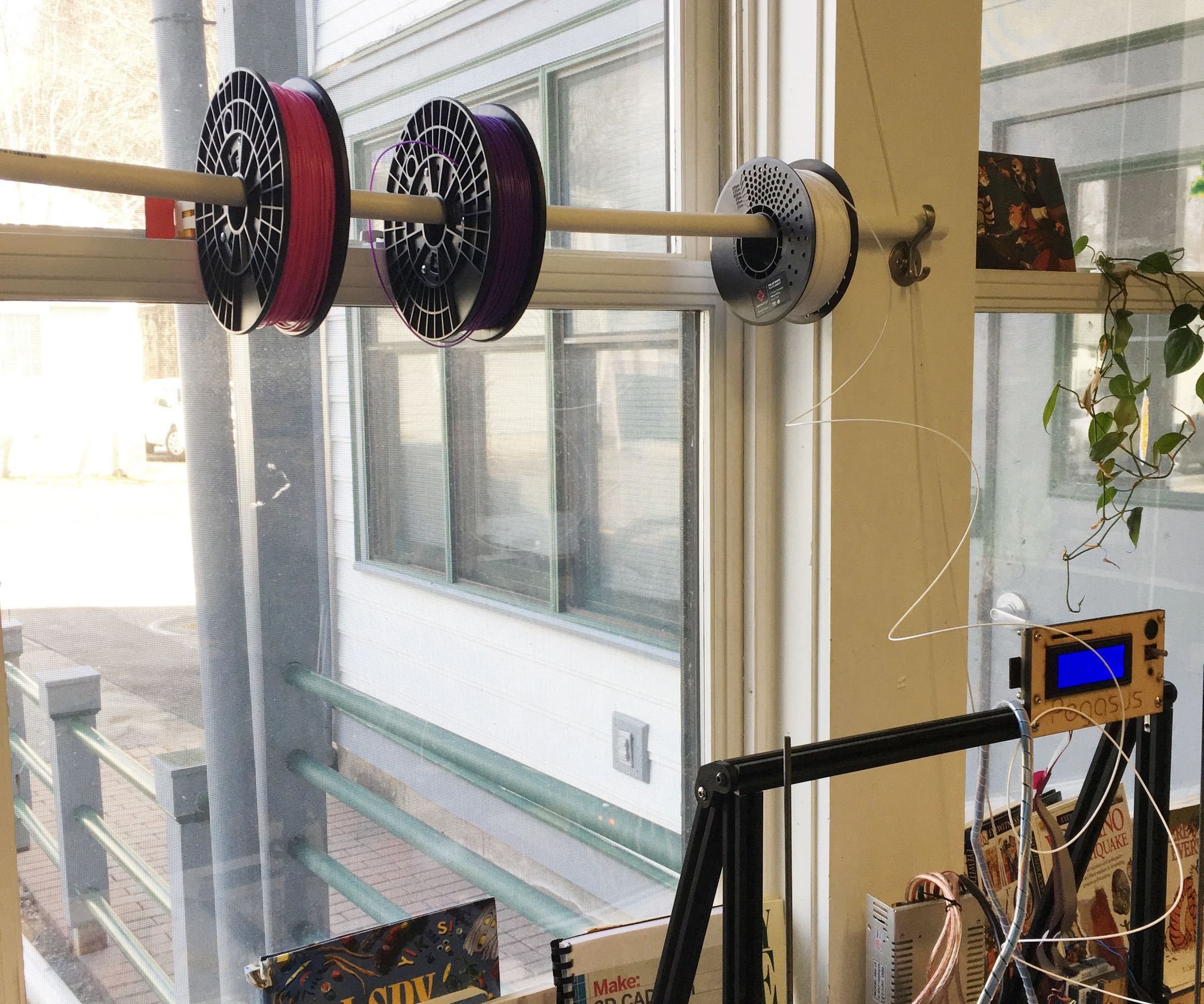 Recycled Multi-Spool Rack : 5 Steps (with Pictures) - Instructables