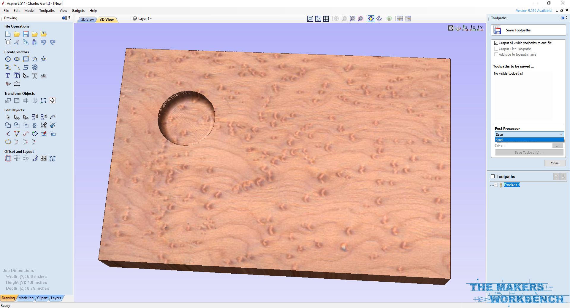 Setting Up Vectric Aspire / V-Carve / Cut2D to Export G-Code for Easel and the X-Carve & Carvey ...