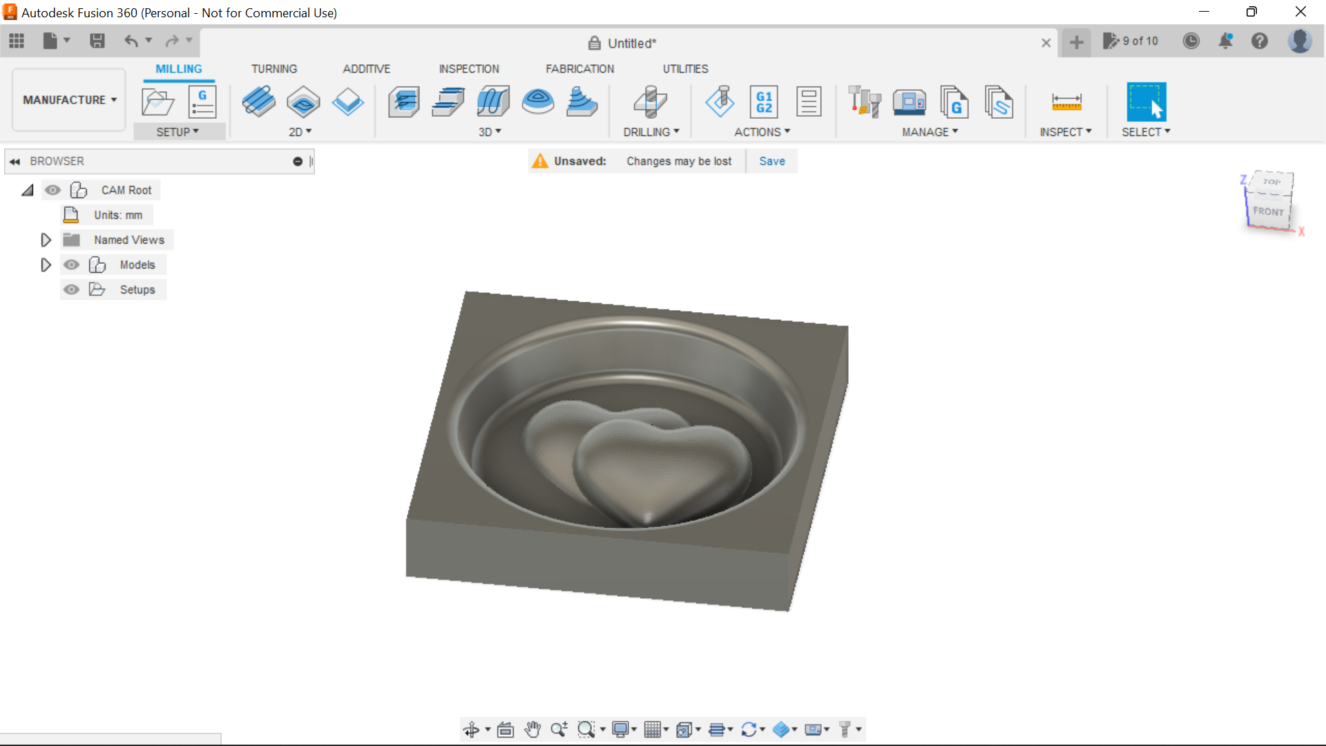 2 Hearts in Oak Flooring Off-Cut With Fusion 360 : 7 Steps (with ...