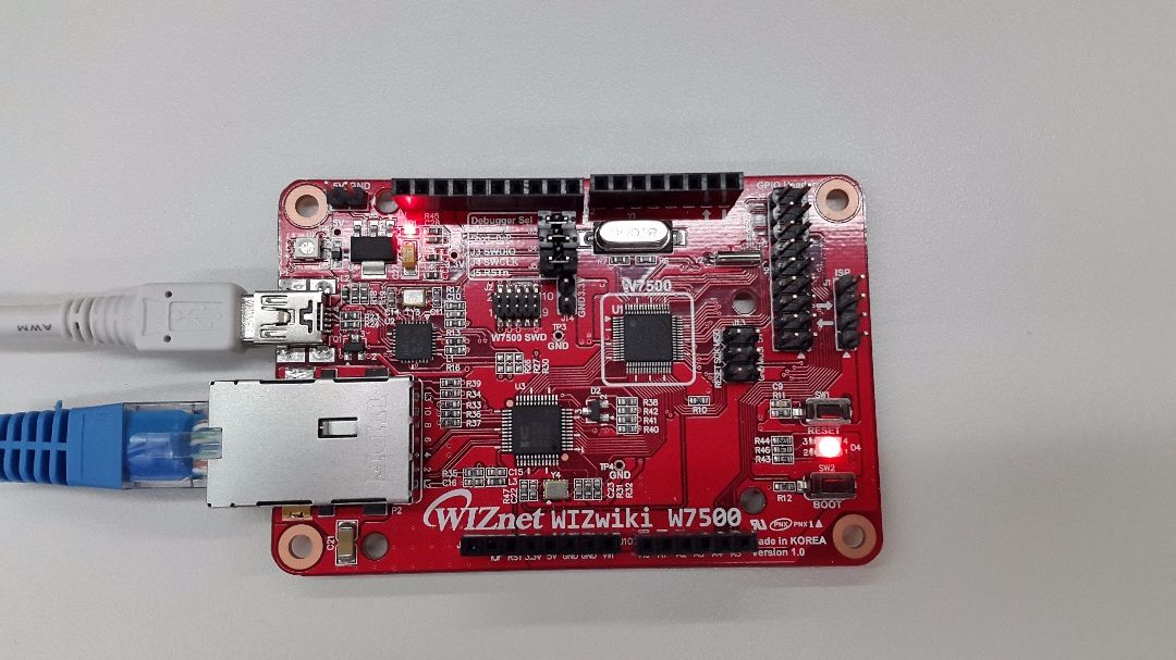 LED Blink by Remote PC Using WIZwiki-W7500 Mbed Platform : 7 Steps - Instructables