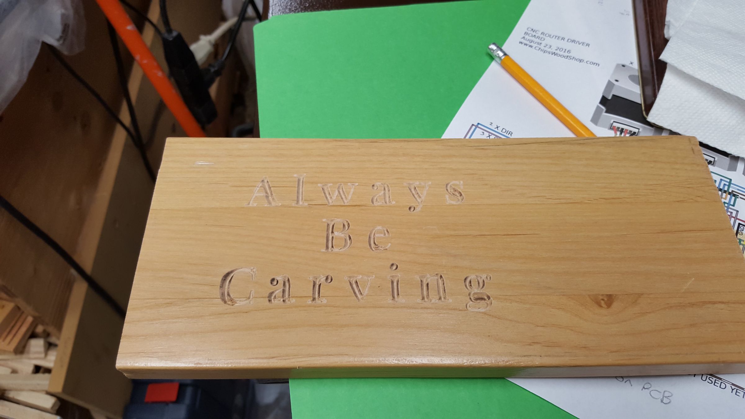 CNC Router V-Carving With All Open Source Software : 12 Steps (with ...