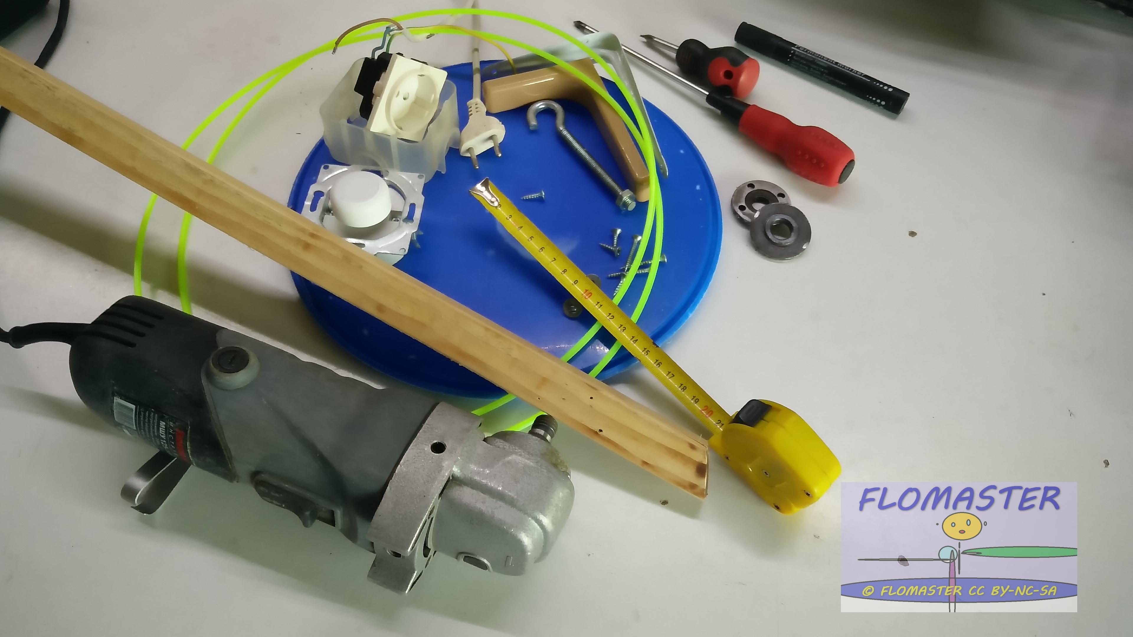 DIY Powerful Lawn Trimmer From an Angle Grinder : 11 Steps (with Pictures) - Instructables