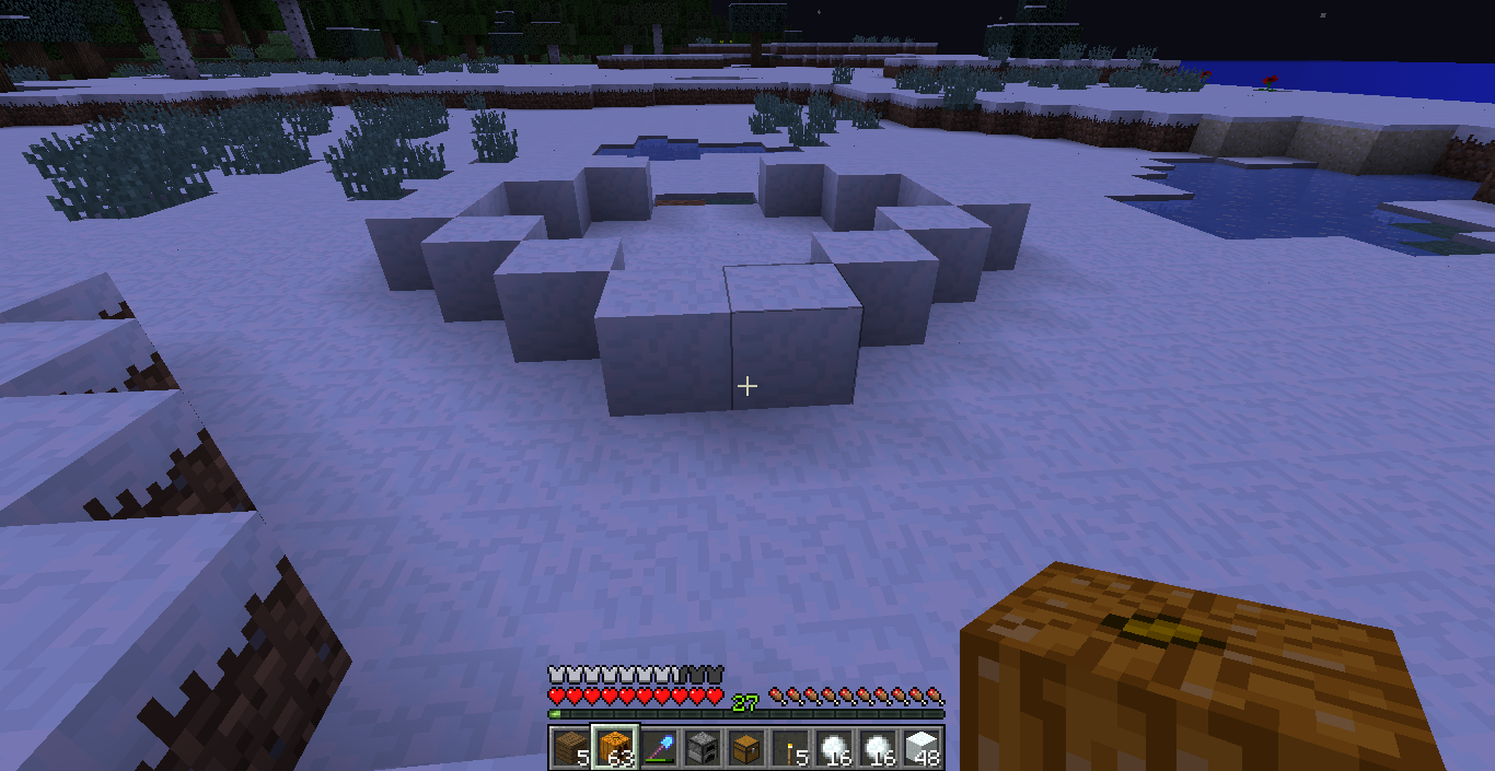 Build an Igloo From Scratch in Minecraft : 3 Steps - Instructables