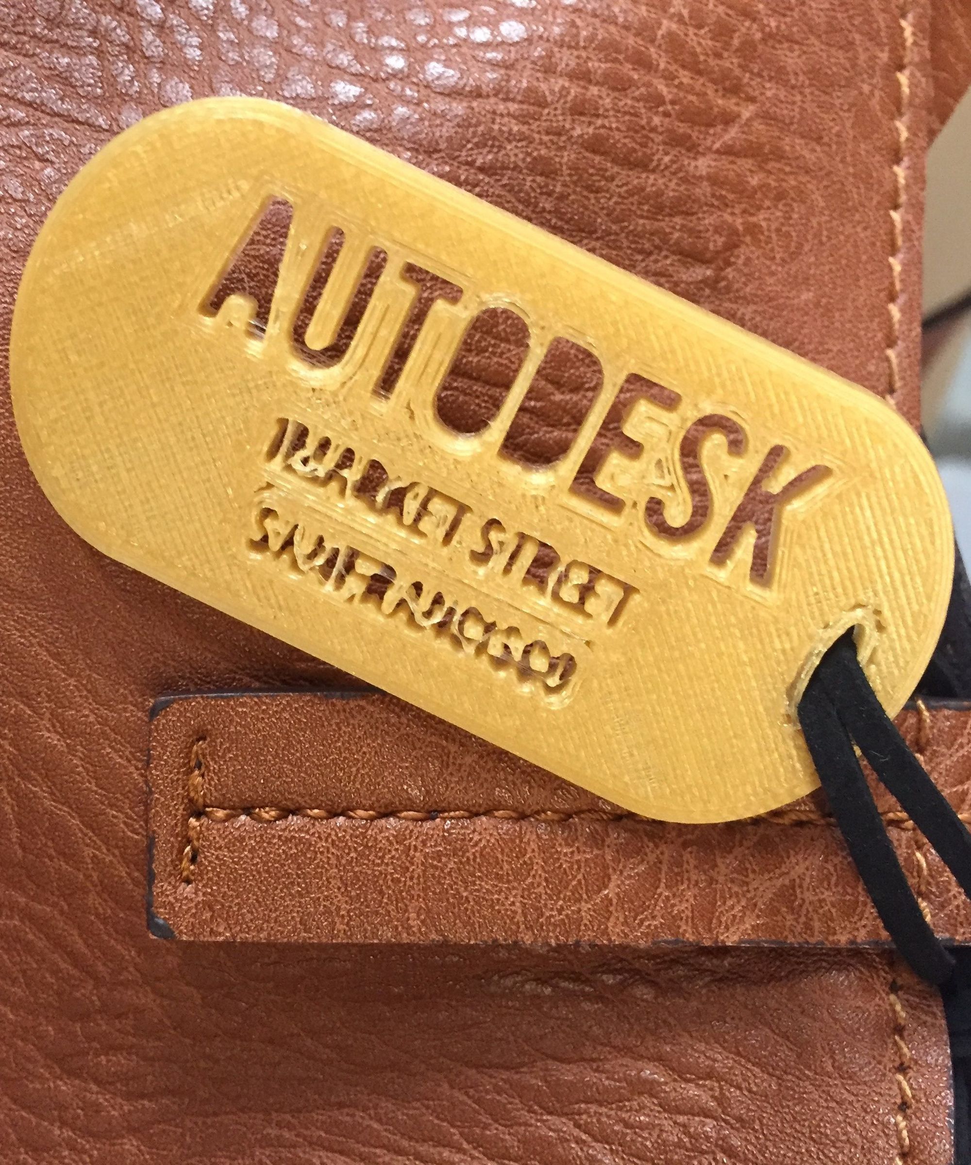 Design and 3D Print a Bag Tag : 4 Steps (with Pictures) - Instructables