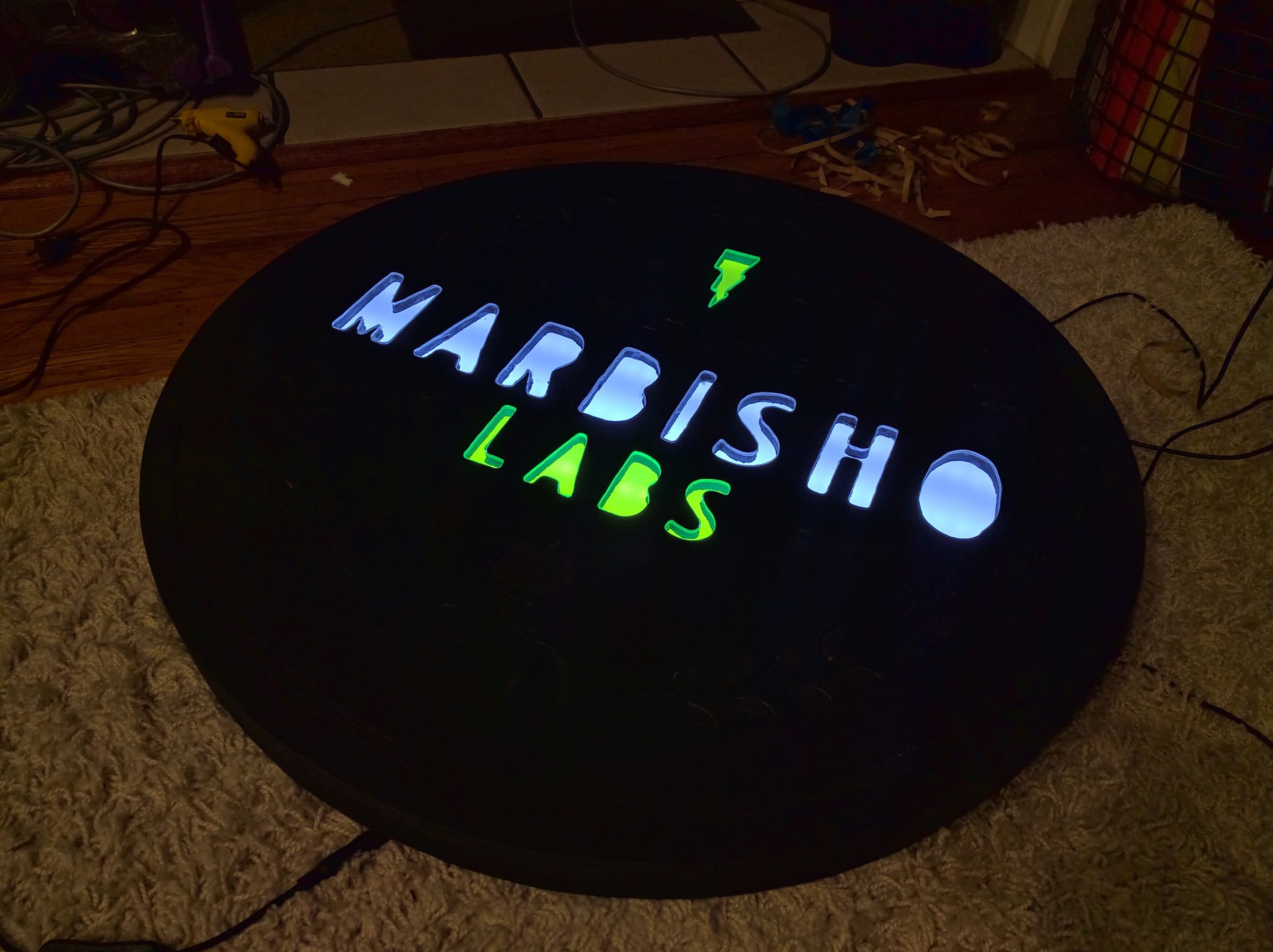 Shop Sign (CNC-cut and LED-backlit) : 8 Steps (with Pictures ...