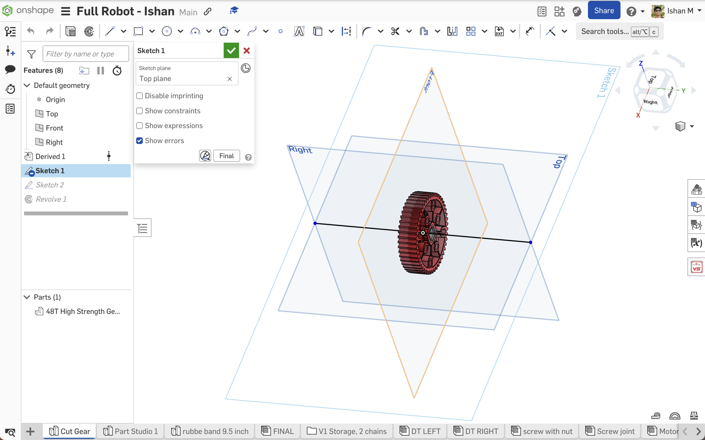 “3D CAD-Designed VEX V5 Robot for Competitive Robotics : 4 Steps ...
