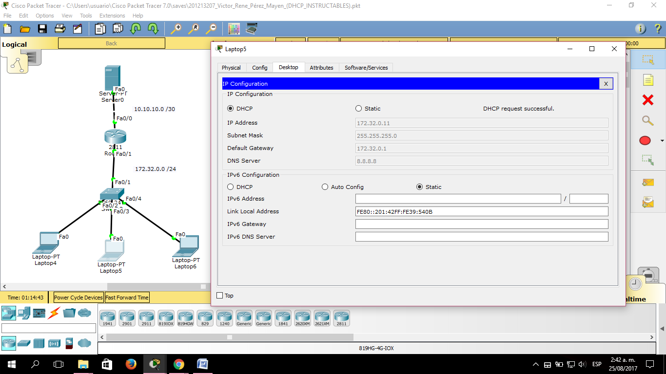 How to Configure DHCP in Cisco Packet Tracer : 14 Steps - Instructables