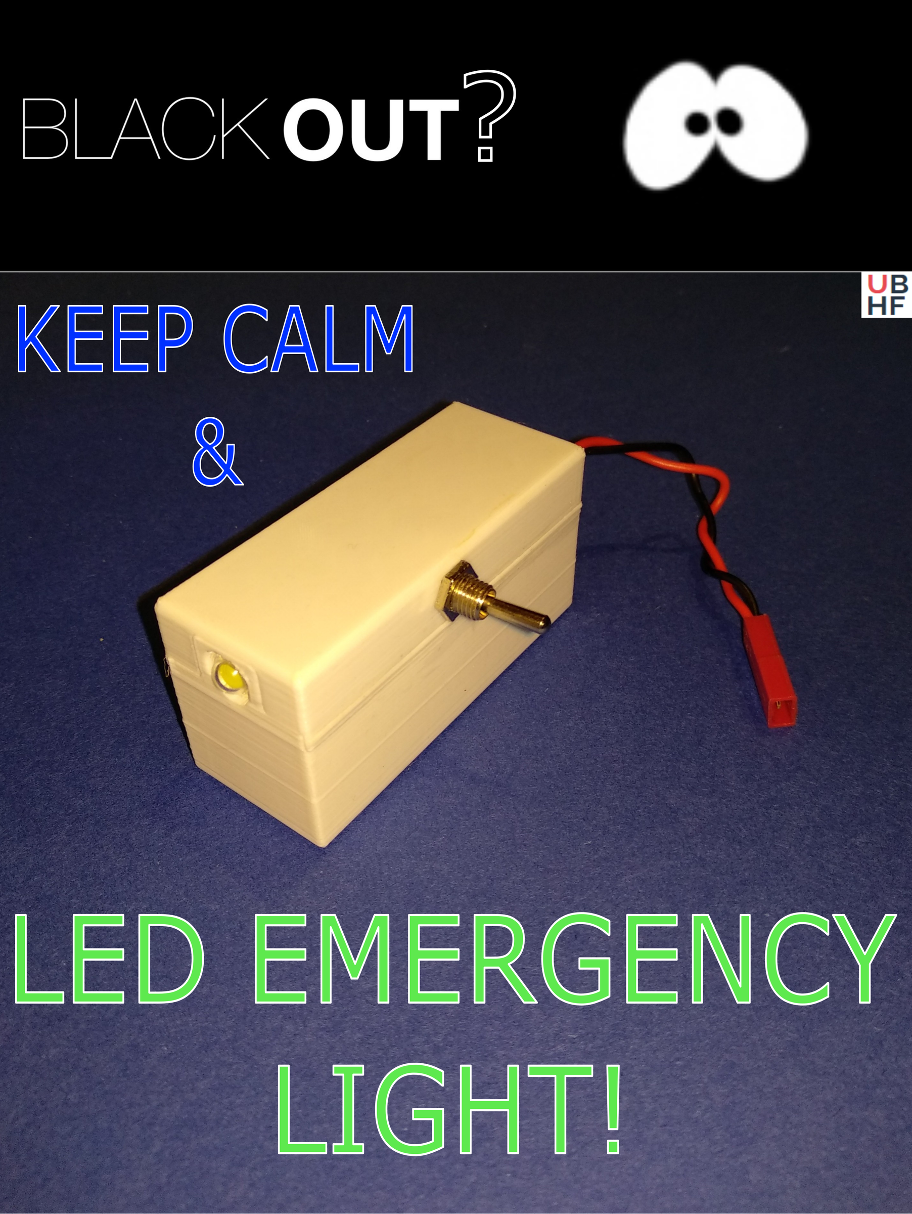 LED Emergency Lamp (Mostly Reclaimed) : 4 Steps - Instructables