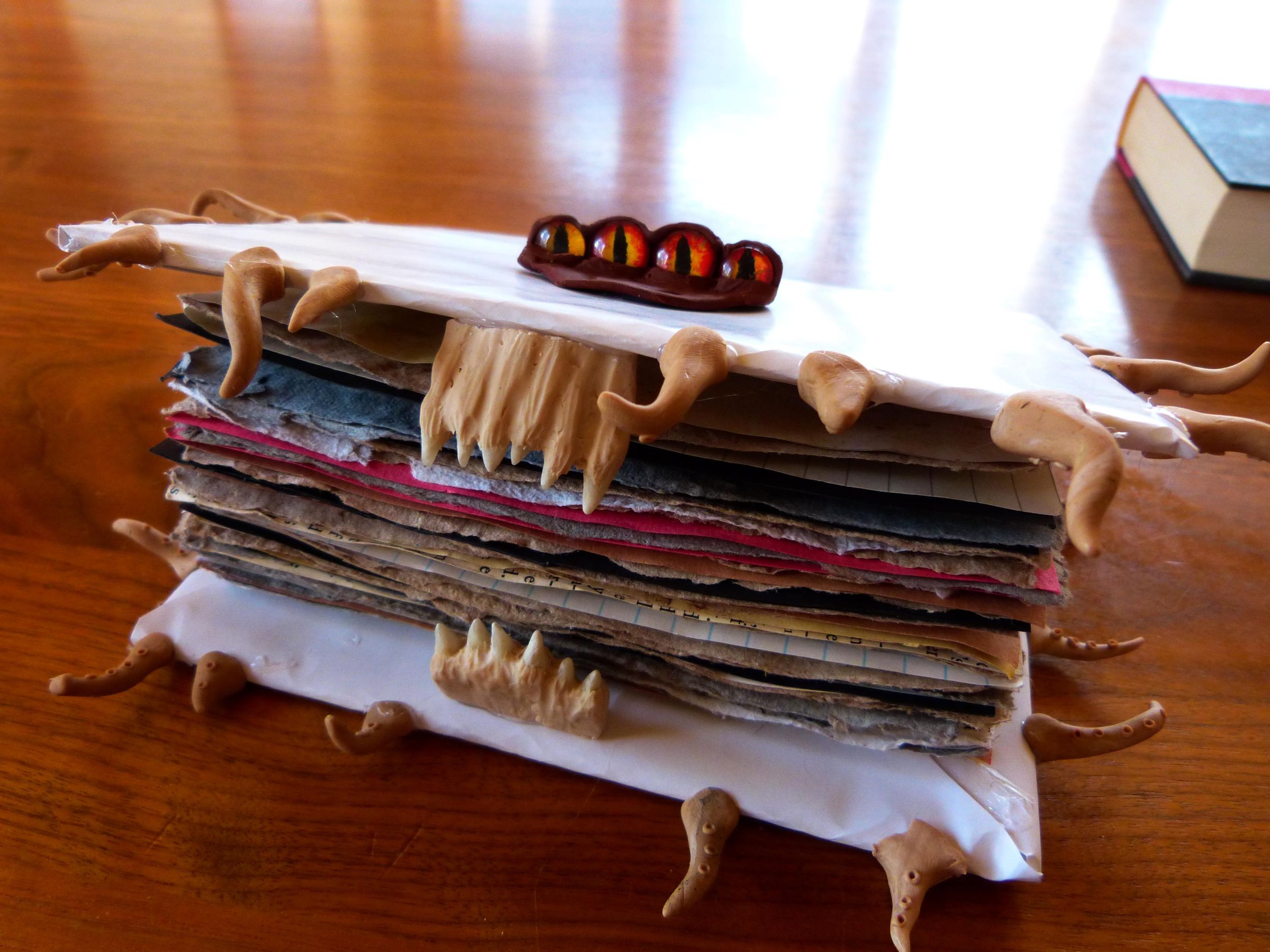 DIY Monster Book of Monsters Journal From Harry Potter : 8 Steps (with ...