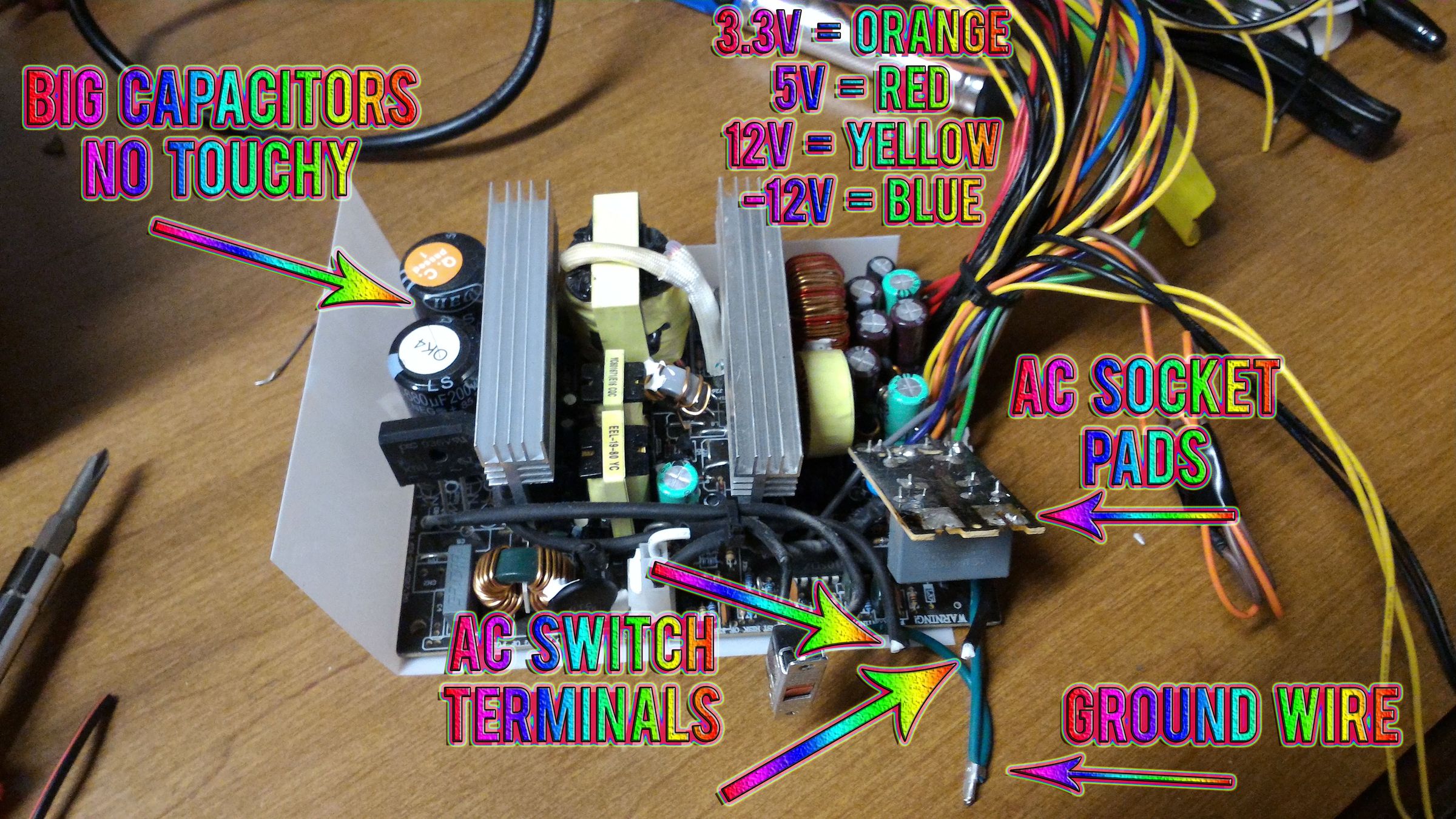 DIY ATX Wood Lab Bench PSU : 3 Steps (with Pictures) - Instructables