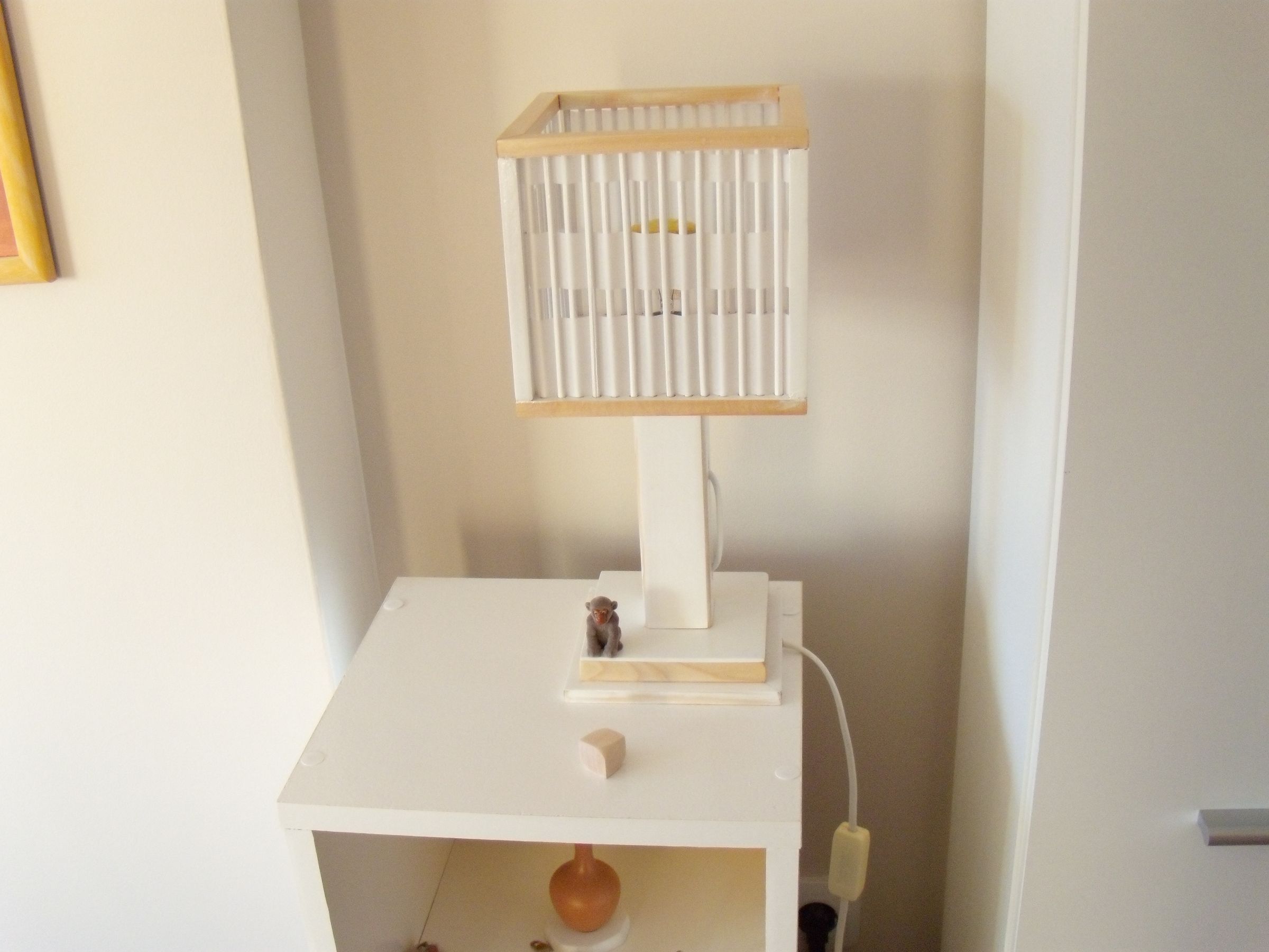 Wood Frame + Chopstick Lampshade : 4 Steps (with Pictures) - Instructables