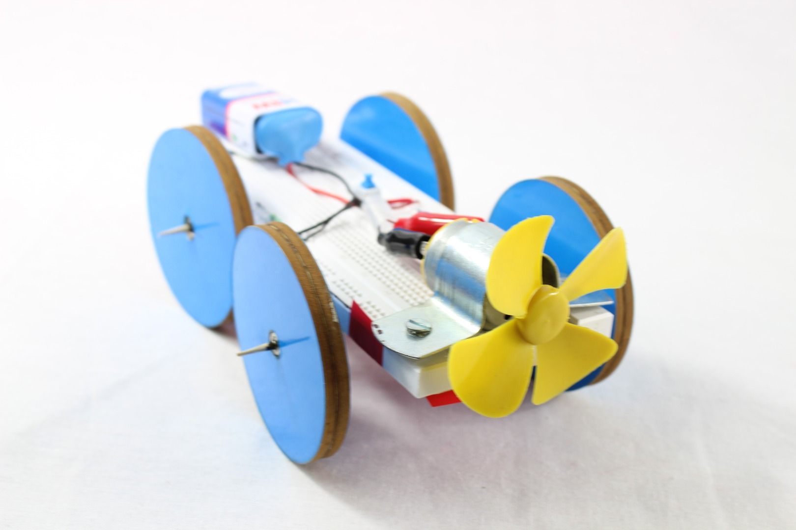 Electric Car With Fan Science Project at Home : 6 Steps - Instructables