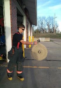 How to Unroll & Roll Fire Hose & Take in and Out of Service : 20 Steps ...