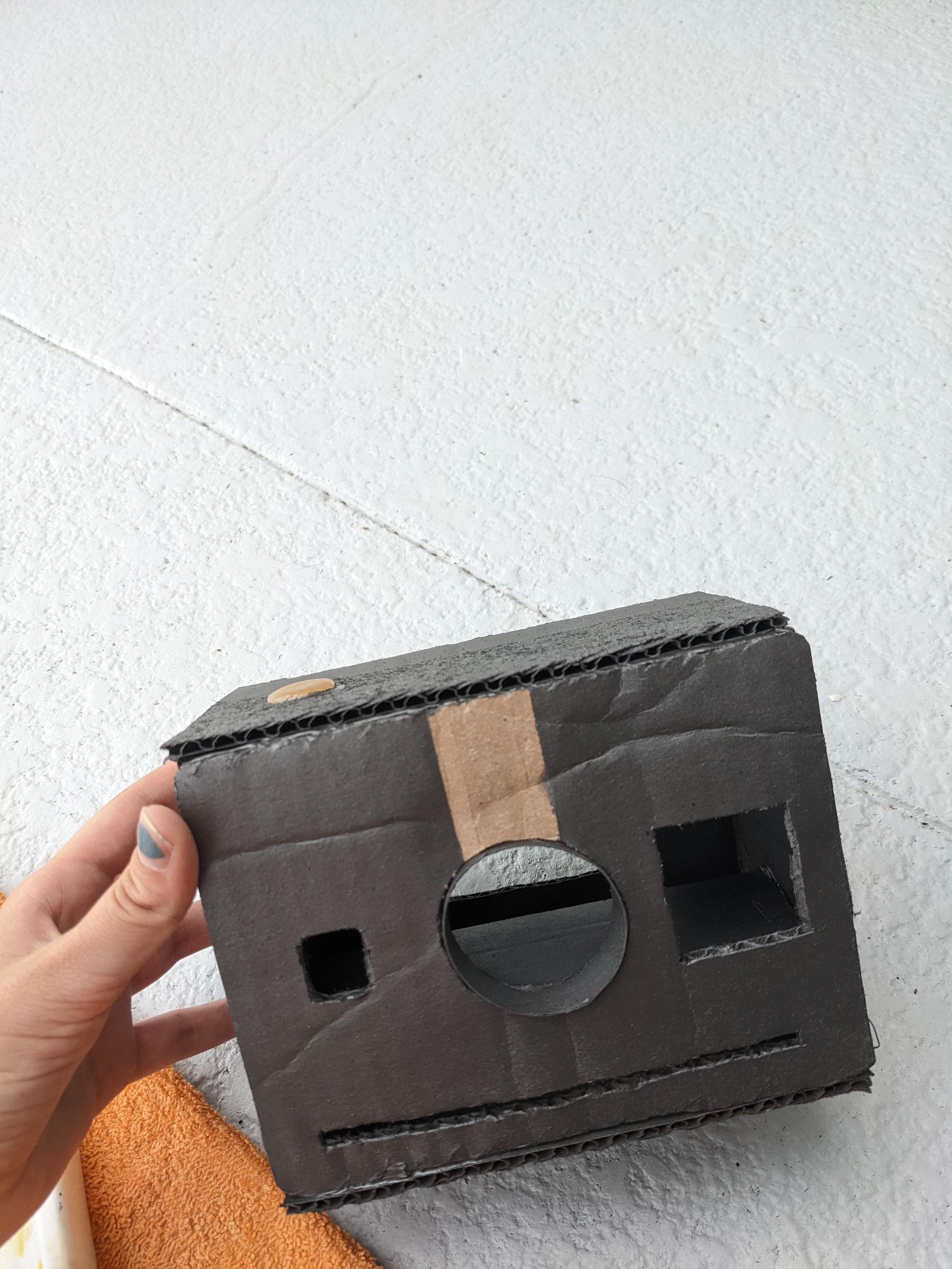 A Cardboard Polaroid Camera: Webcam Holder : 9 Steps (with Pictures ...