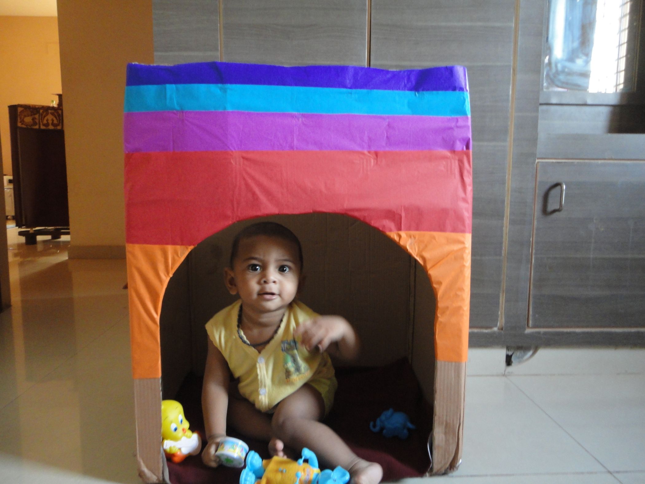 Colorful Fort for the Little One :) : 3 Steps - Instructables
