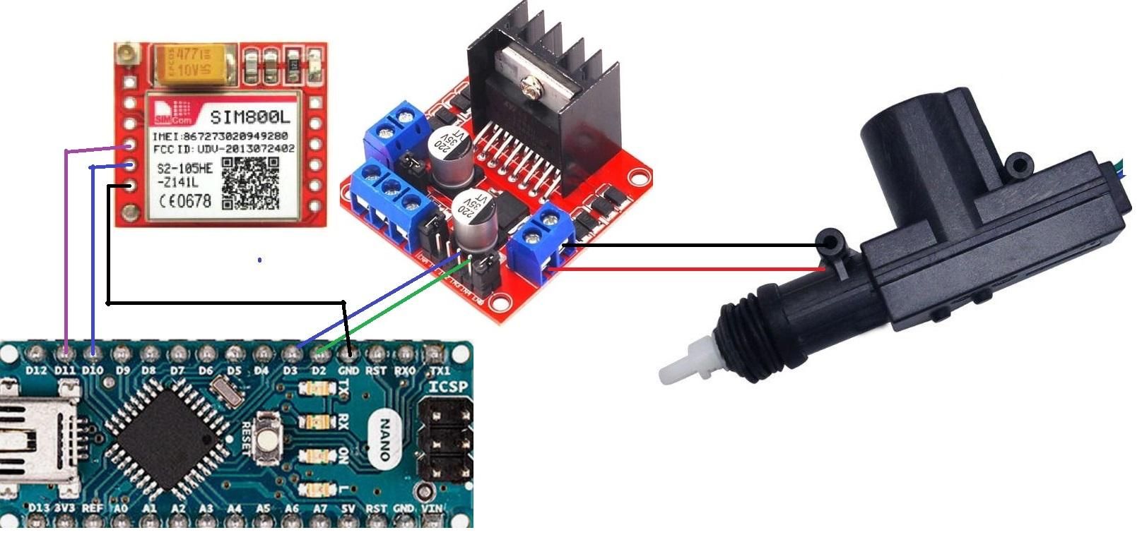 GSM Based Door Lock : 3 Steps - Instructables