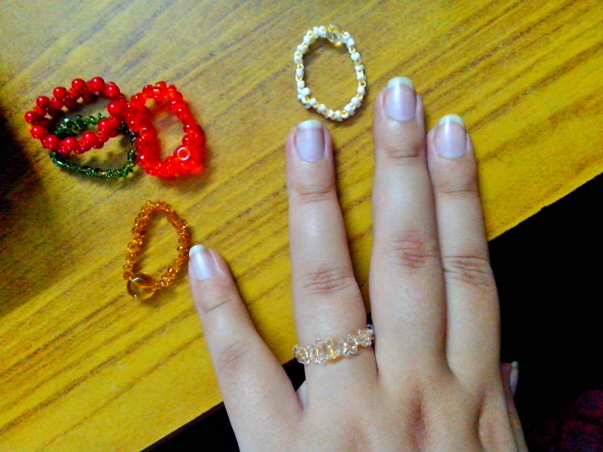 Make Your Own Seed Bead Ring : 6 Steps (with Pictures) - Instructables