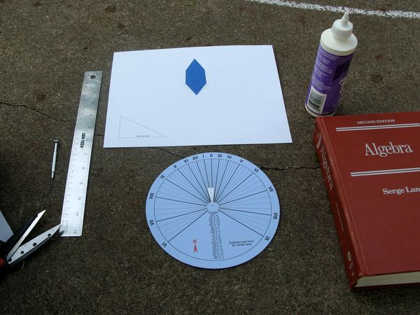 15-minute Paper-craft Sundial : 7 Steps (with Pictures) - Instructables
