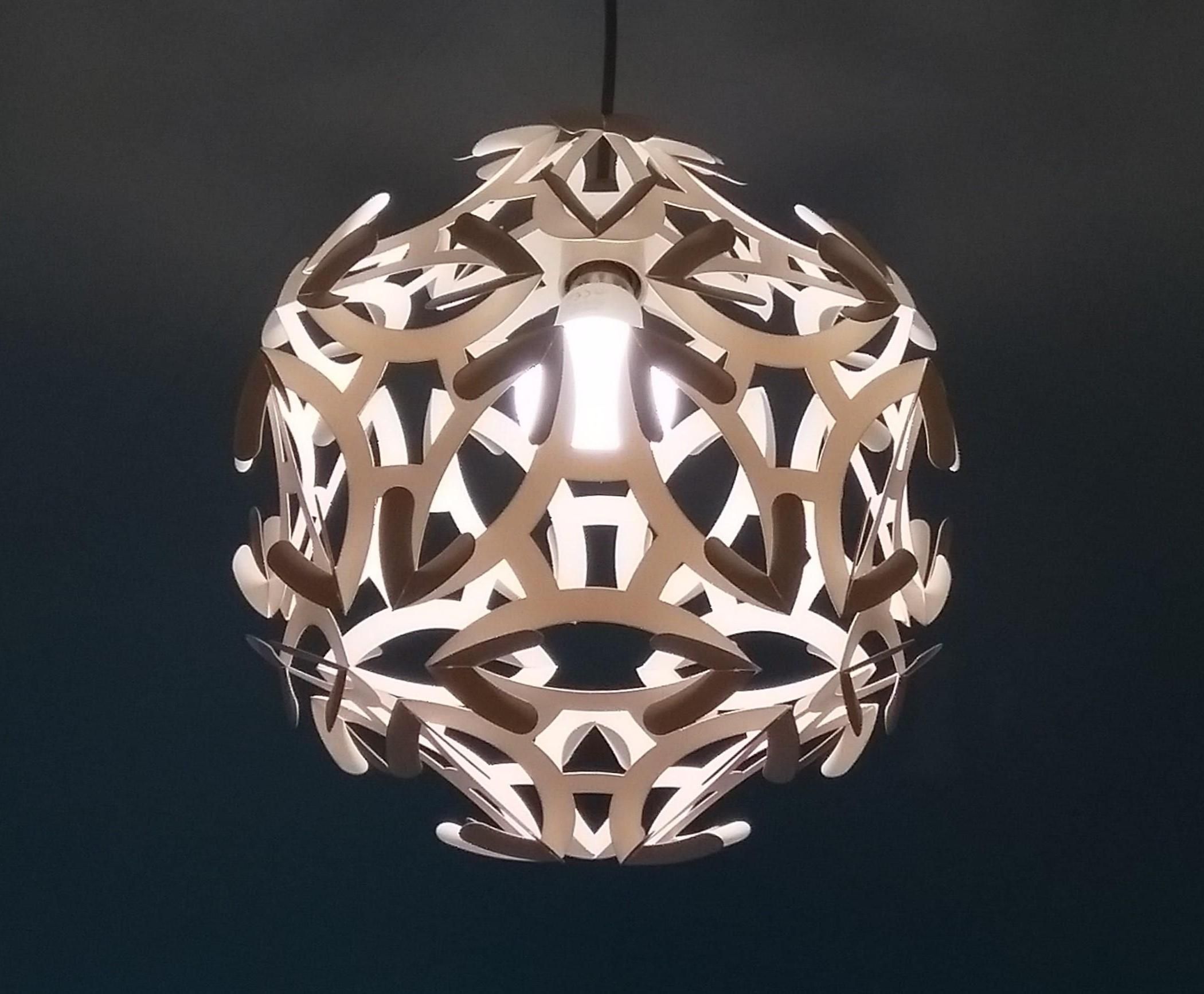 Interlocking Icosahedron Light Shade : 9 Steps (with Pictures ...