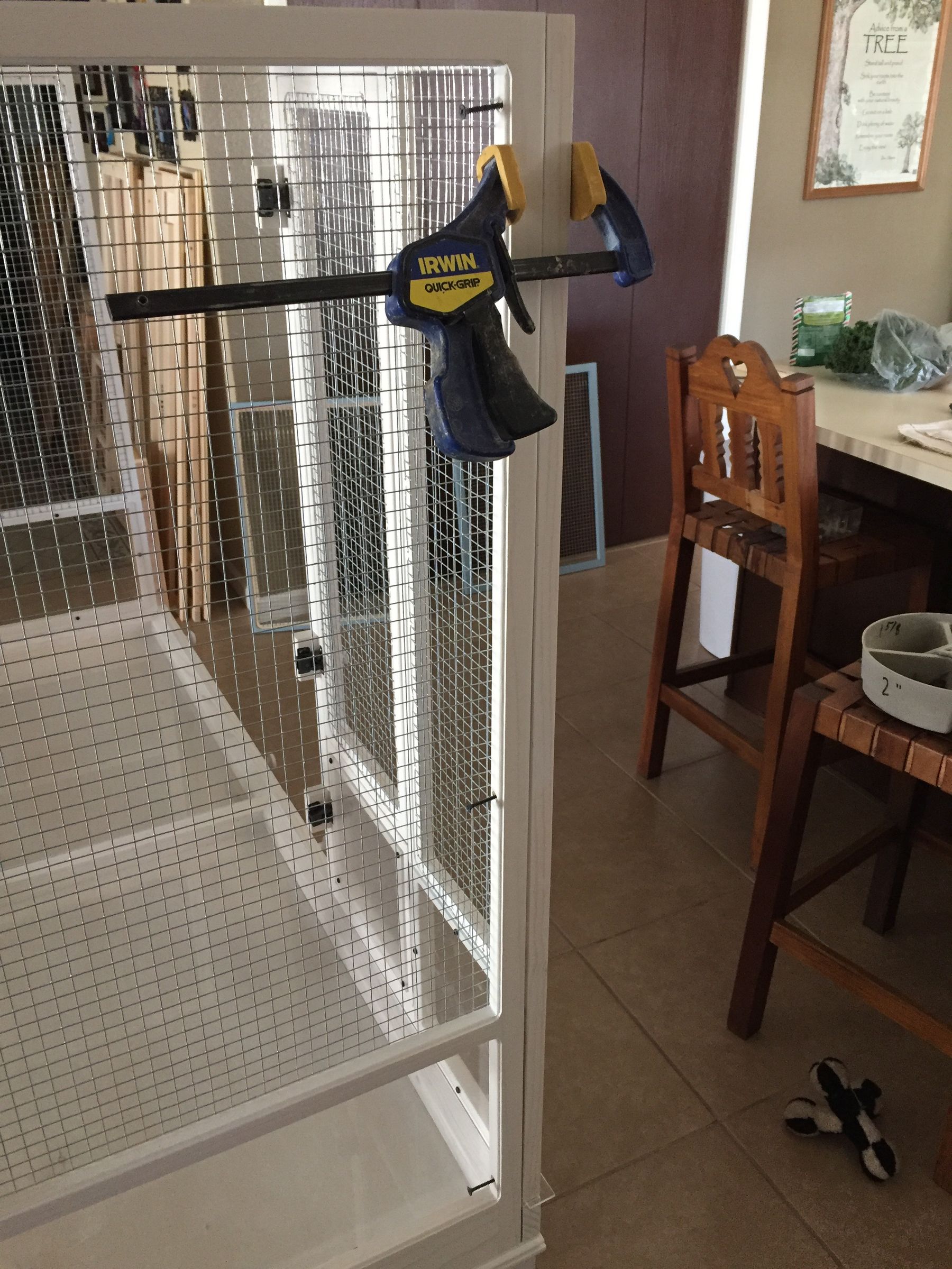 Flight Cage: Assemble Base and Legs : 3 Steps (with Pictures ...