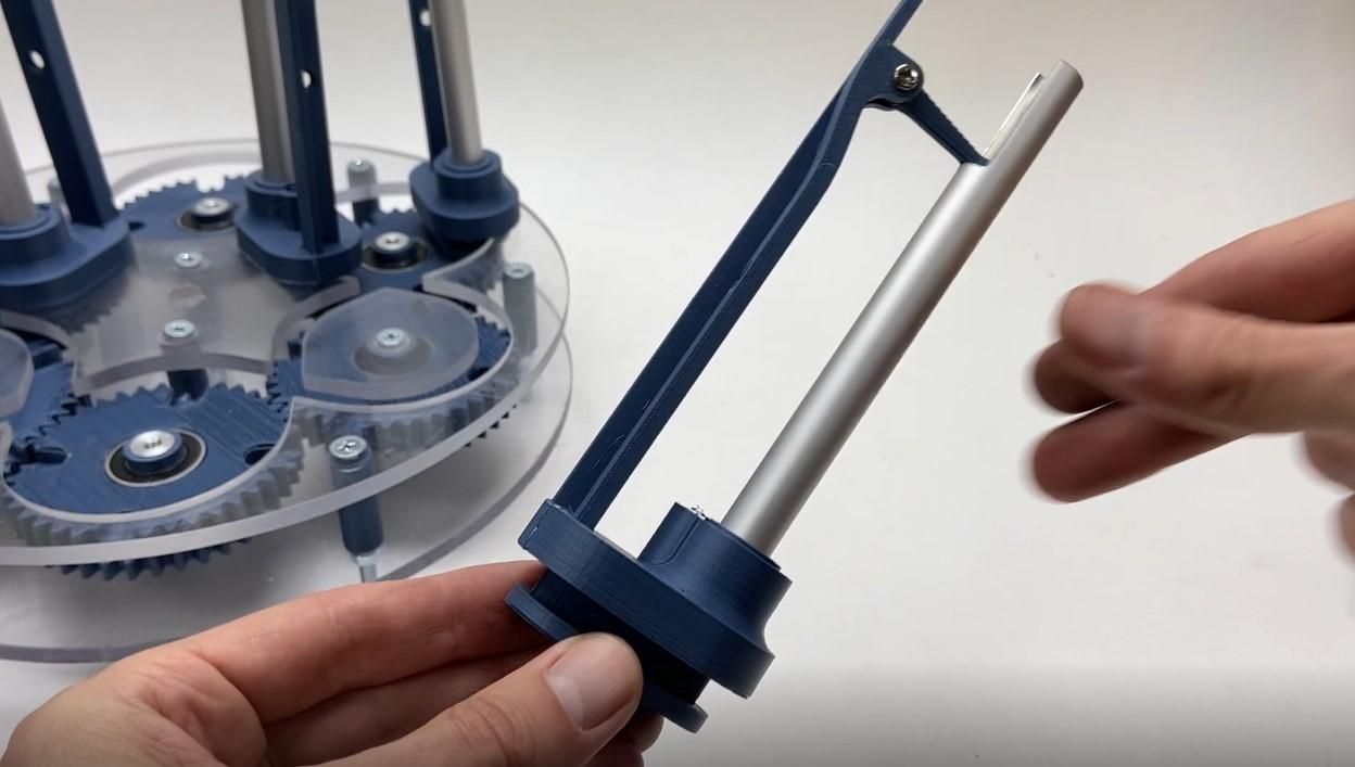 3D Printed Braiding Machine / How It Works, Construction, Technical ...