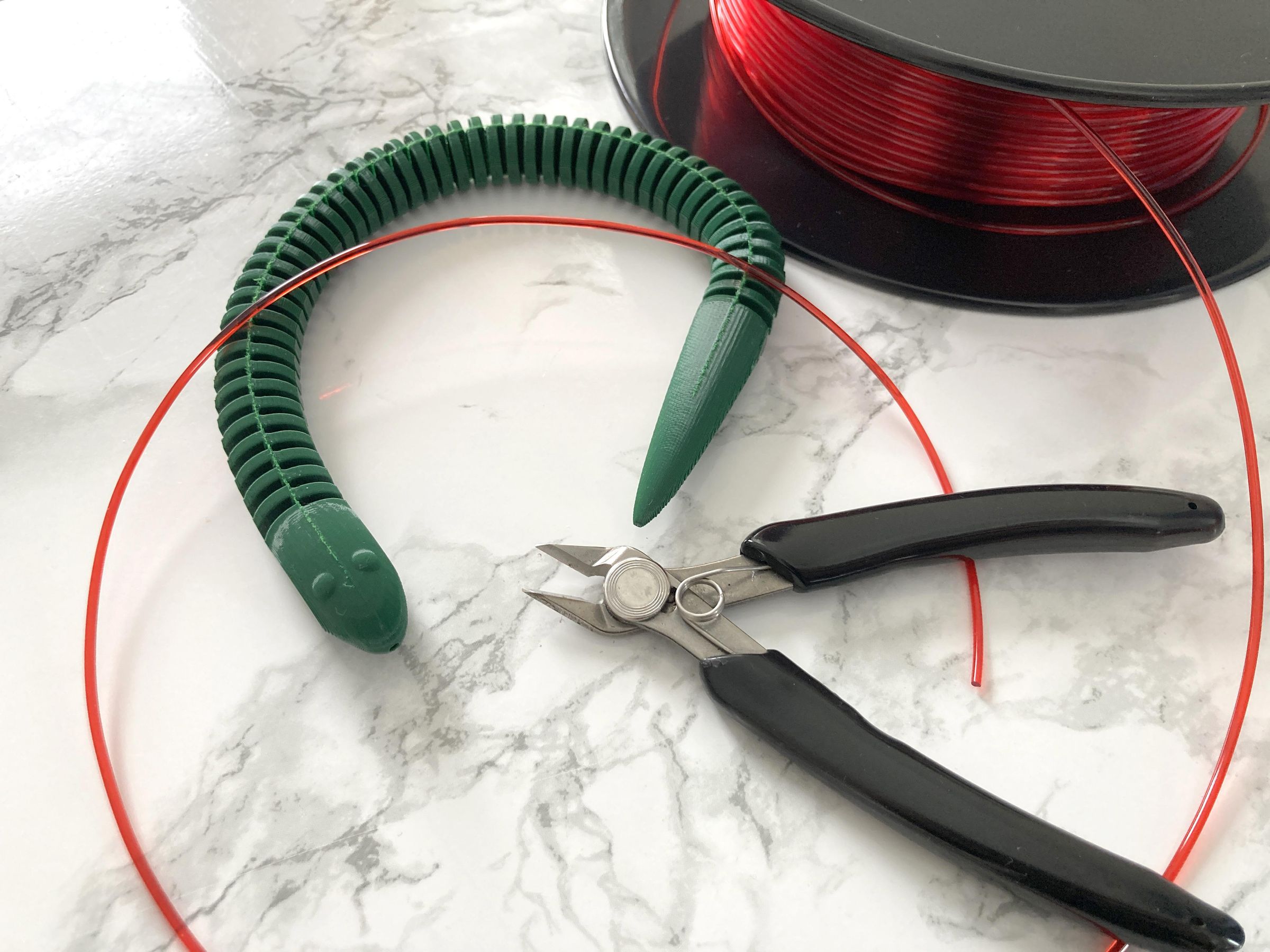 3D Printed Flexi Snake : 13 Steps (with Pictures) - Instructables