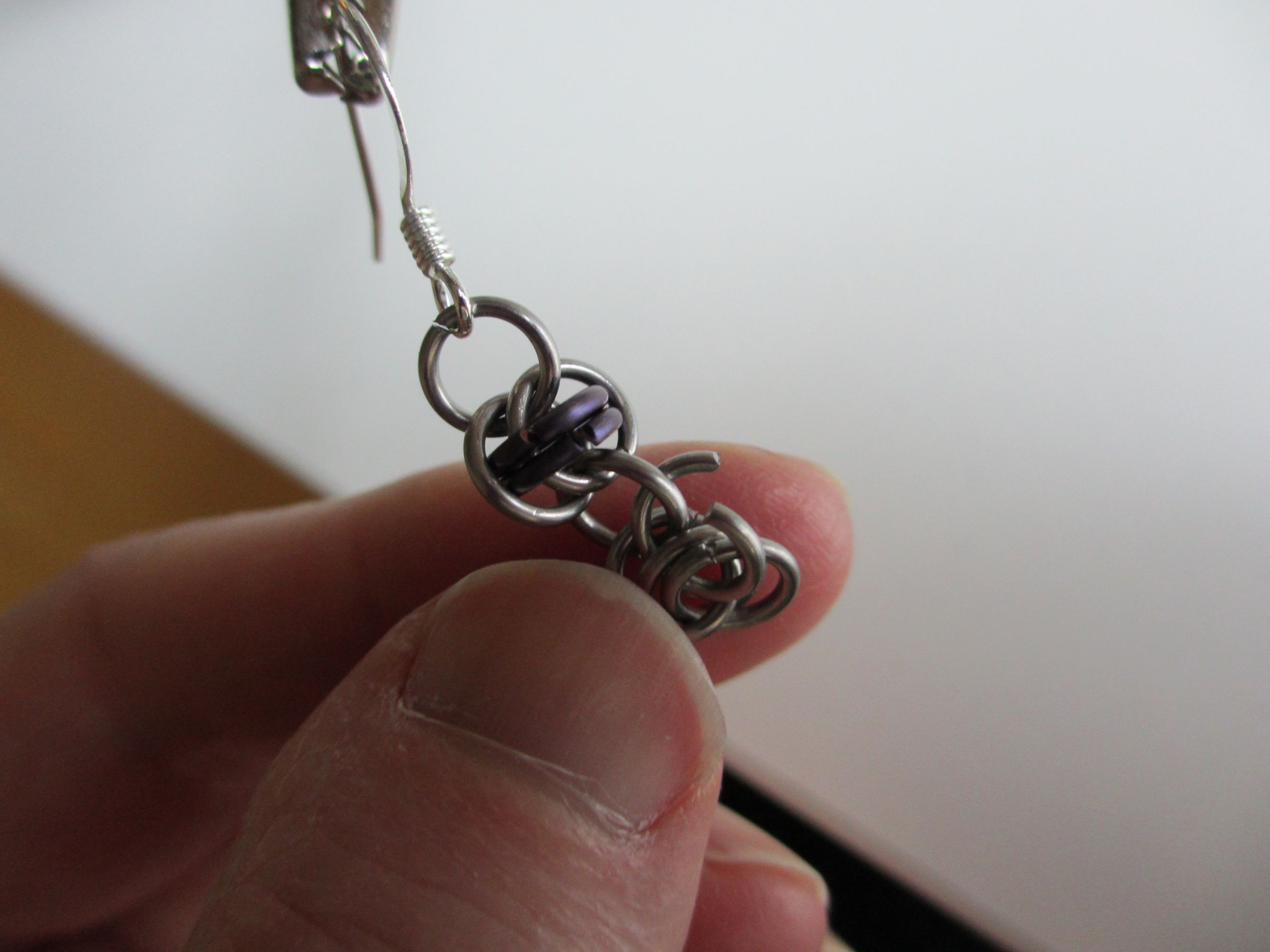 Chainmail Earrings : 4 Steps (with Pictures) - Instructables