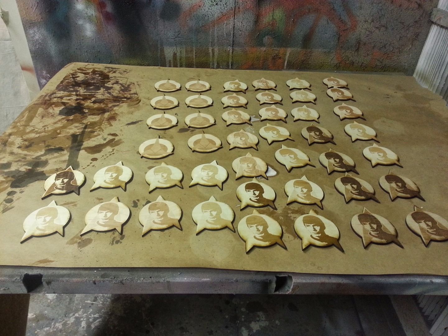 Spock Coasters - Laser Cut (with Pictures) - Instructables