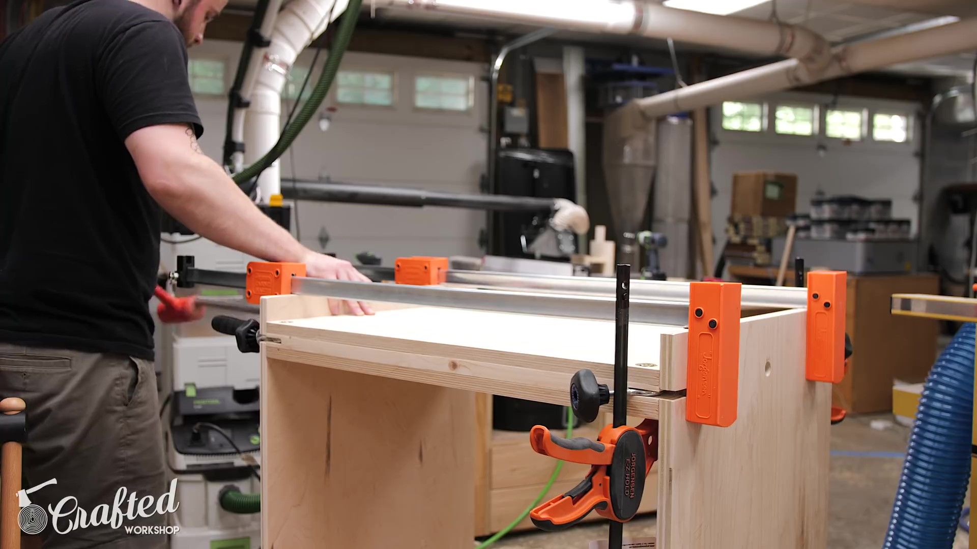 How to Build a DIY Flip Top Tool Stand Workstation // Woodworking Shop ...