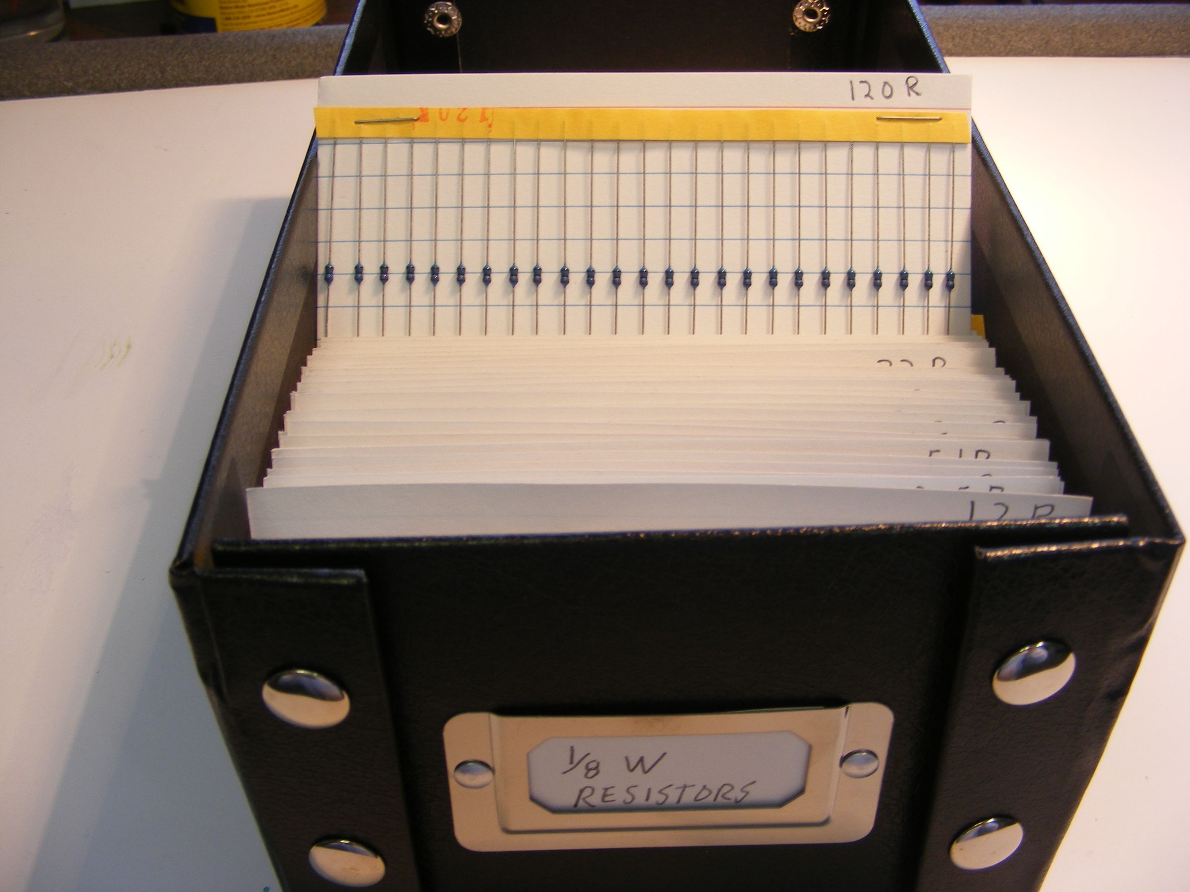 Easy Resistor Assortment Organization With Index Cards (with Pictures ...