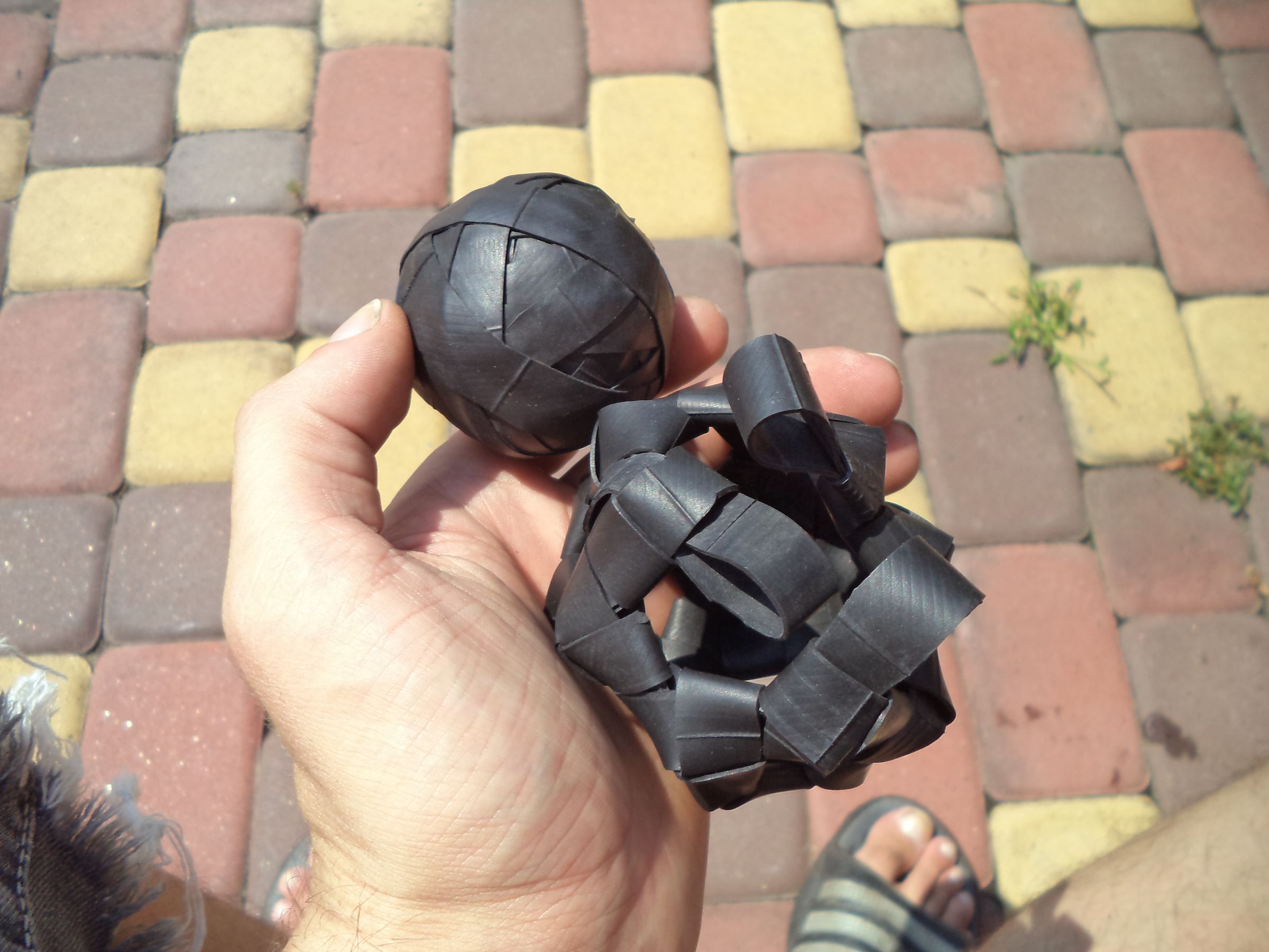 Dodeca Rubber Fidget Ball From Inner Tubes : 13 Steps (with Pictures ...
