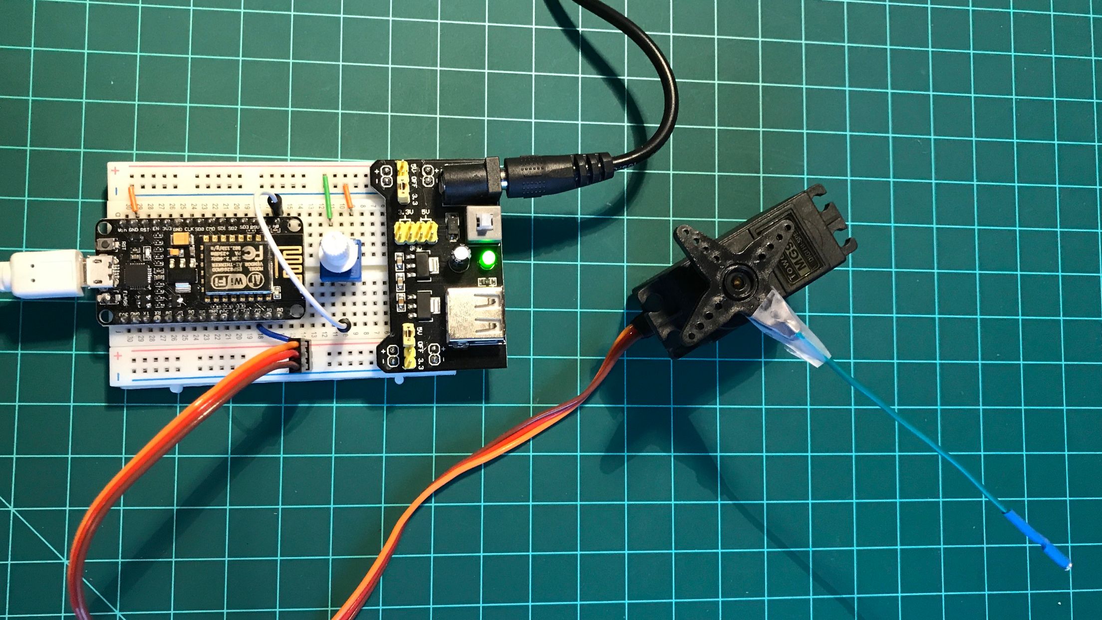 IoT Made Simple: Servo Control With NodeMCU and Blynk : 6 Steps (with ...