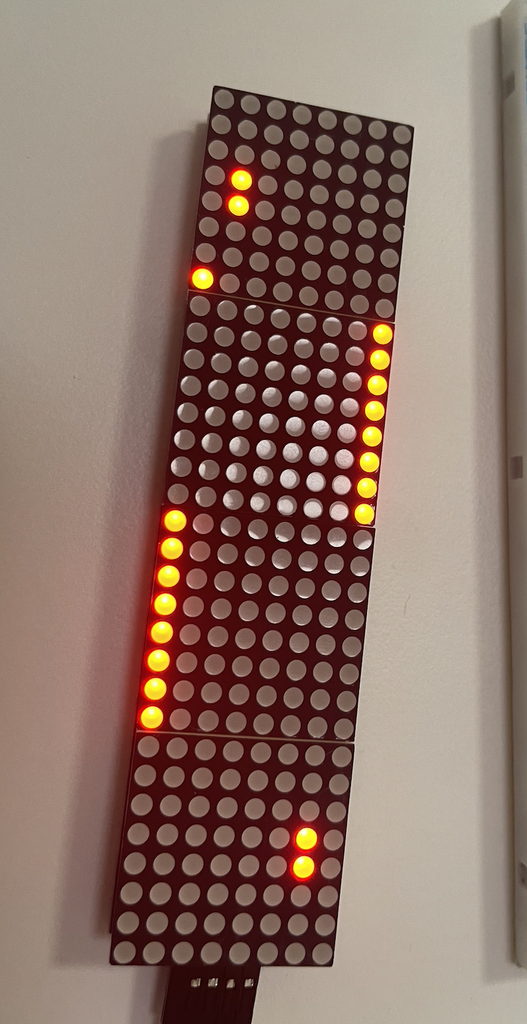 Pong Tennis With LED Matrix, Arduino and Joysticks : 5 Steps (with ...