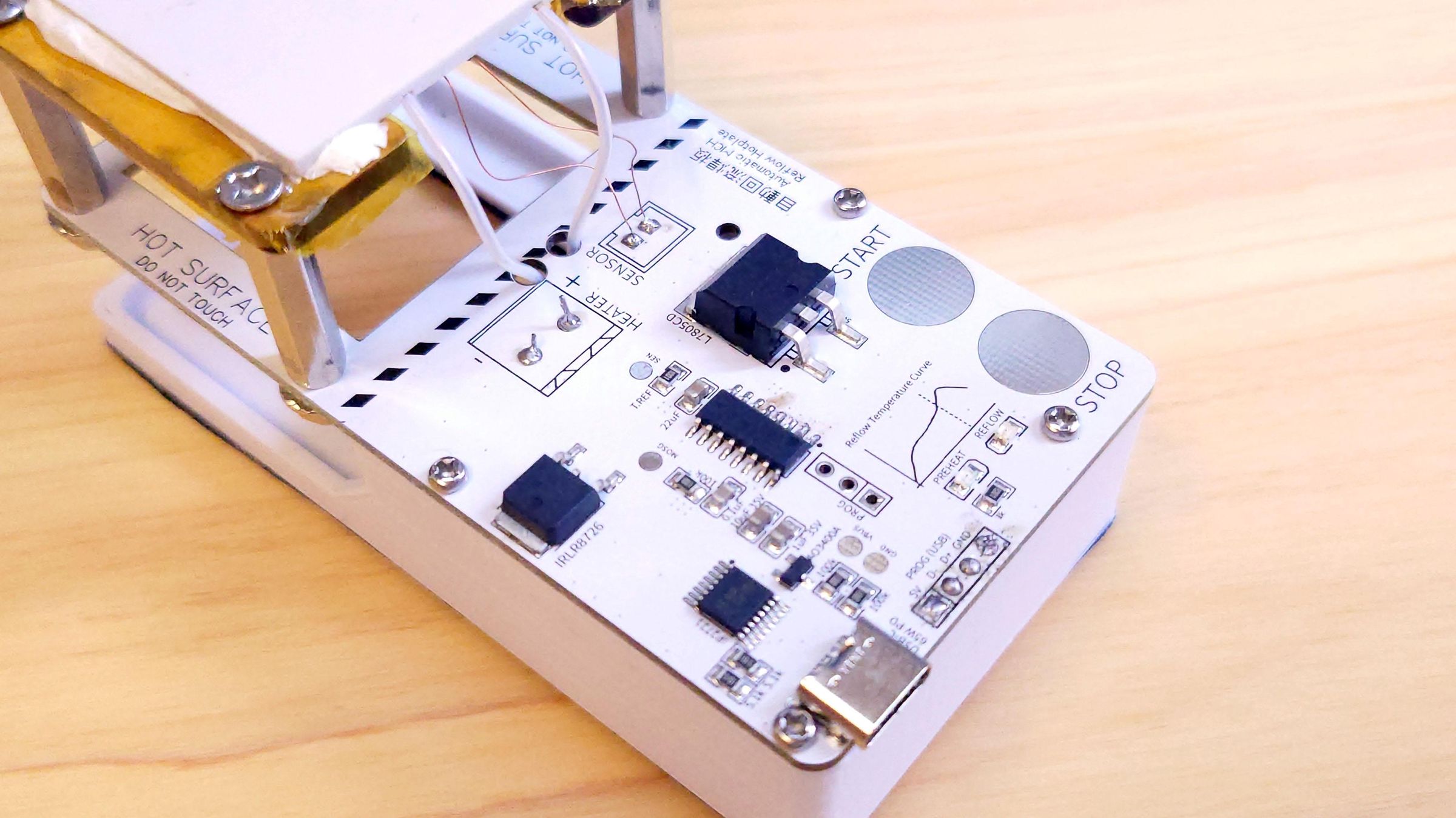 Instructions | DIY USB-PD Powered MCH Automatic Reflow Hotplate | Hackaday.io
