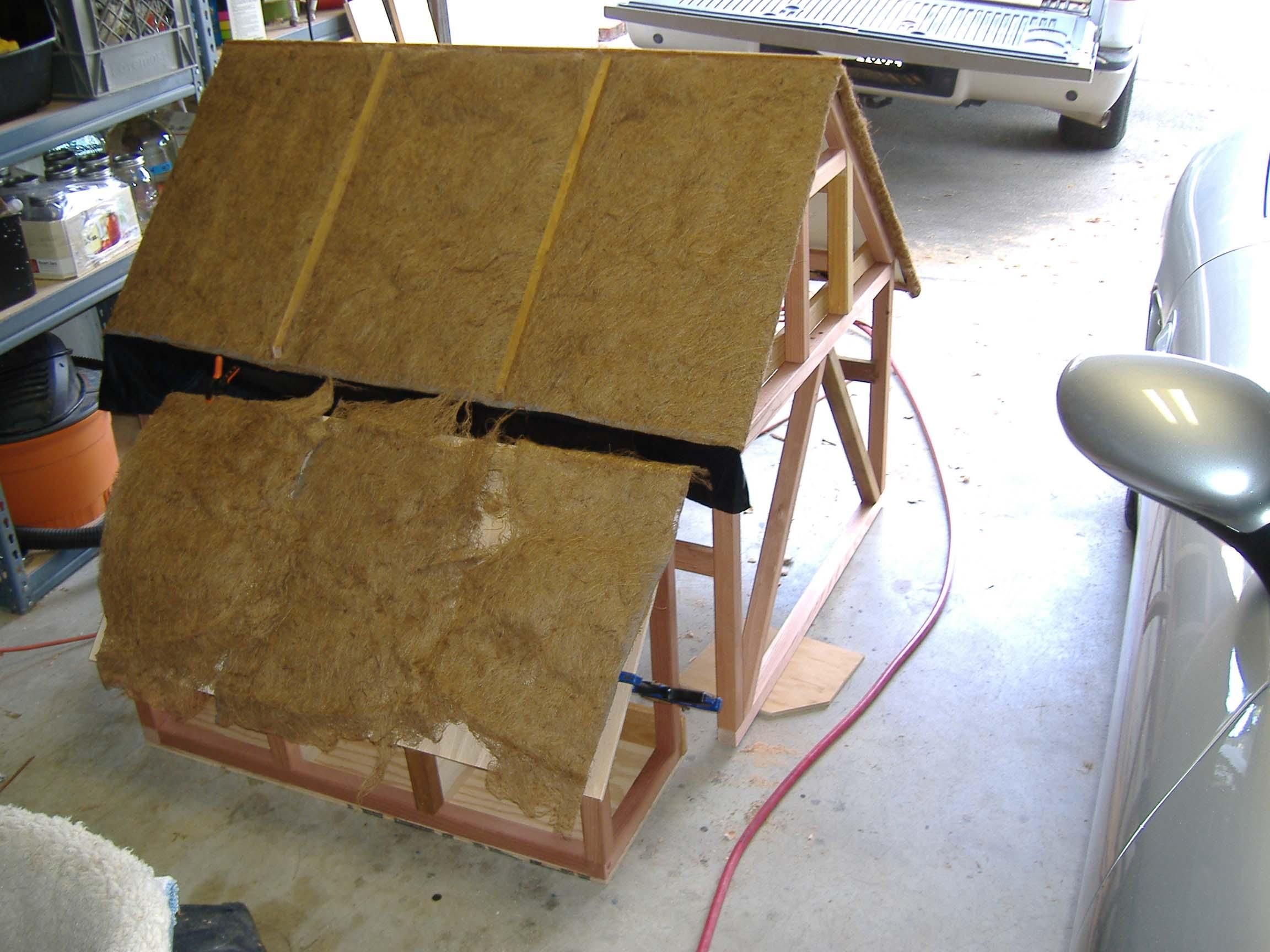 Half Timbered Thatched Roof Chicken Coop Treehouse : 4 Steps (with ...